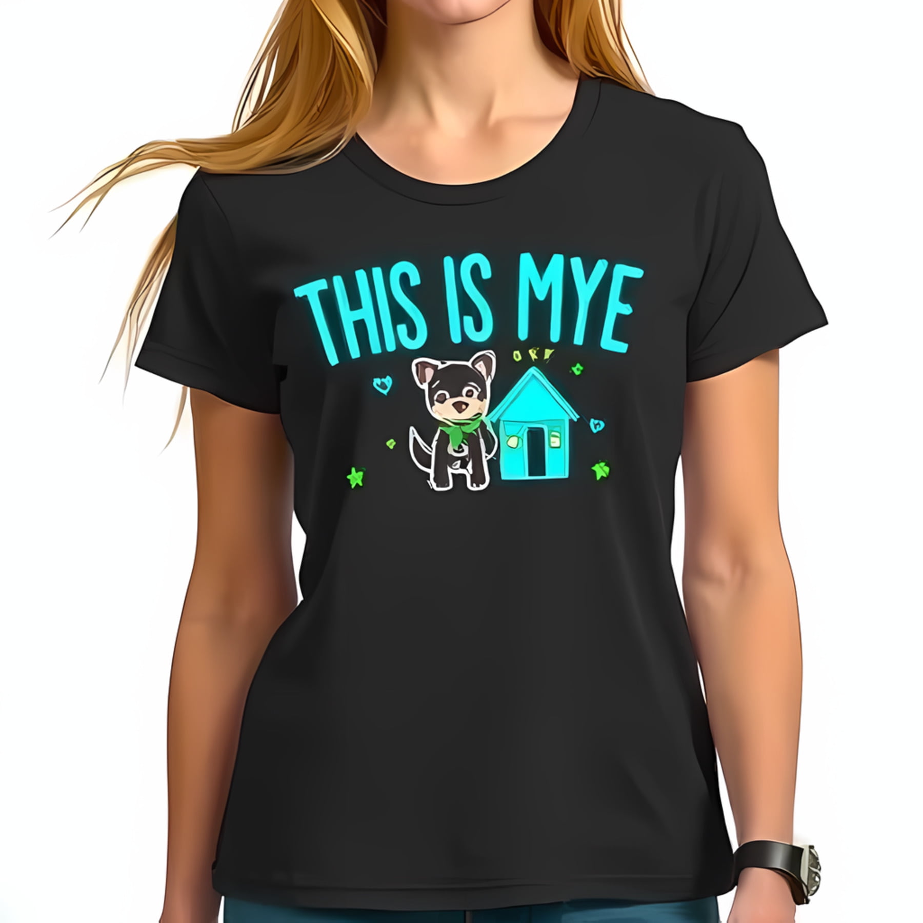 Vibrant Cotton Short Sleeve T-Shirt with " This is MYE " in & Cute ...