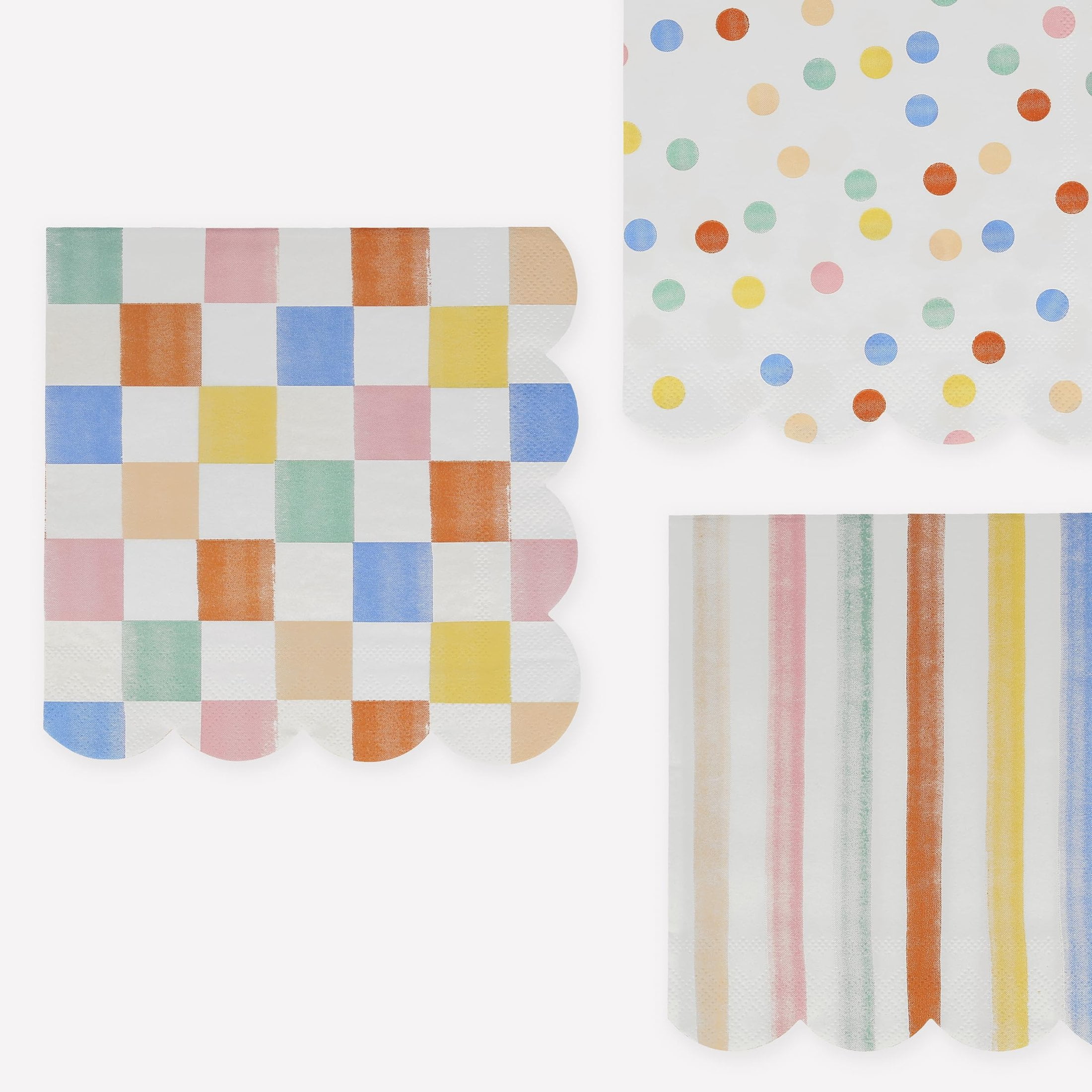 Vibrant Design Extra-Large Napkins Set of 16 for Parties, Events, and ...