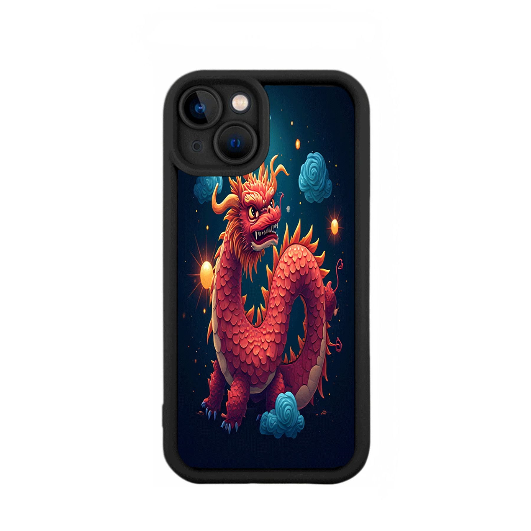 Vibrant Design Lightweight iPhone 15 Case - Yellowing Resistant Fantasy ...