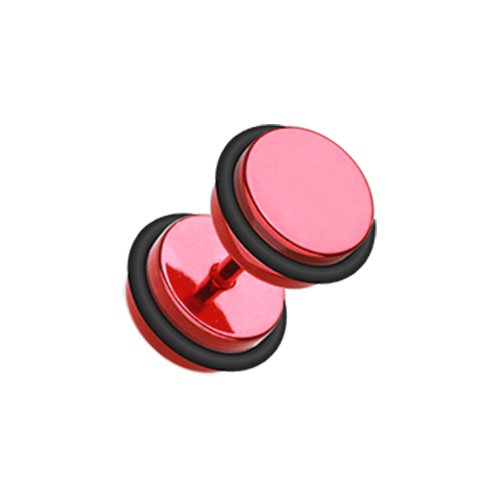 Vibrant E-Coat Basic Fake Plug Earrings with O-Rings - Walmart.com