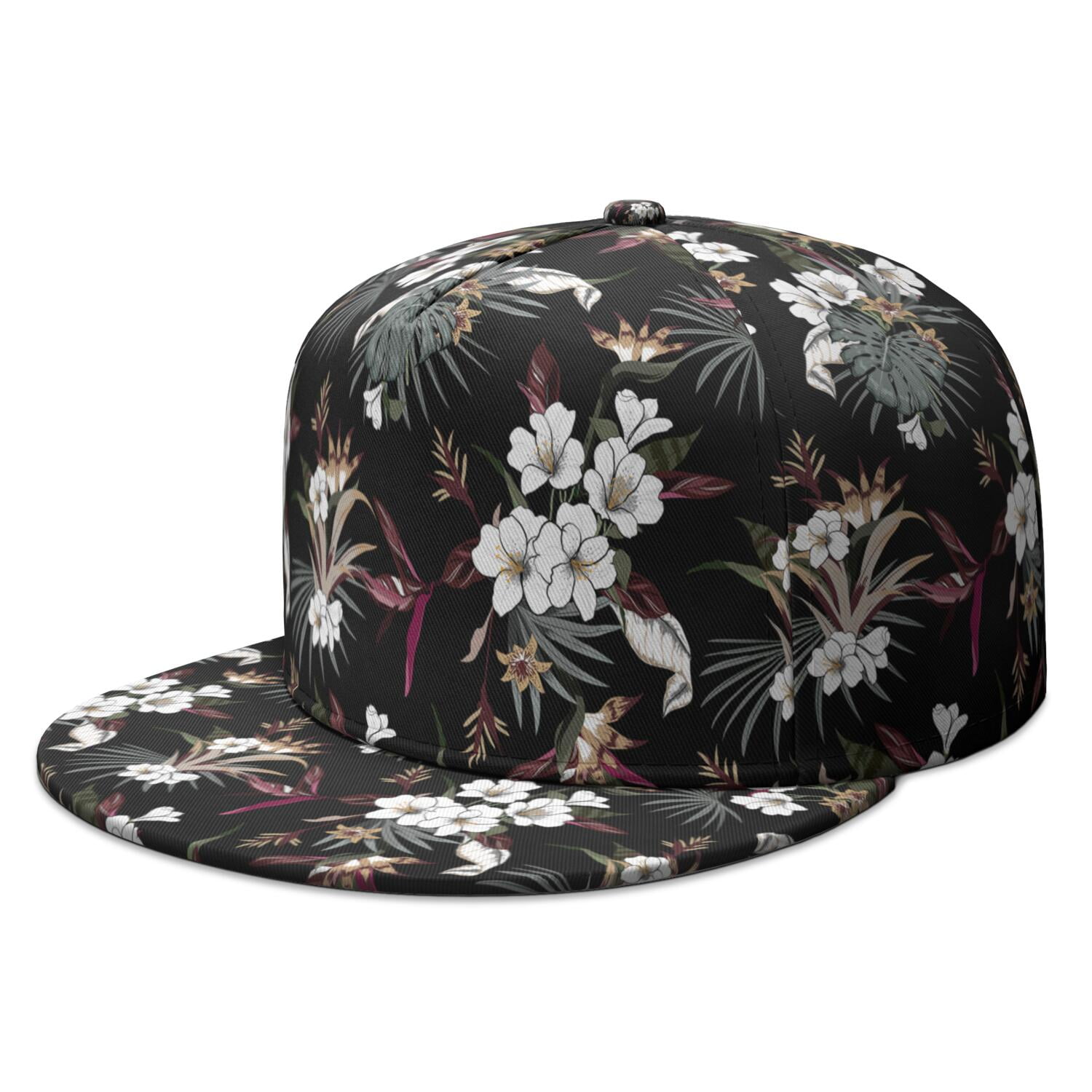 Vibrant Exotic Jungle Trucker Hat - Flat Visor Cap for Traveling ...