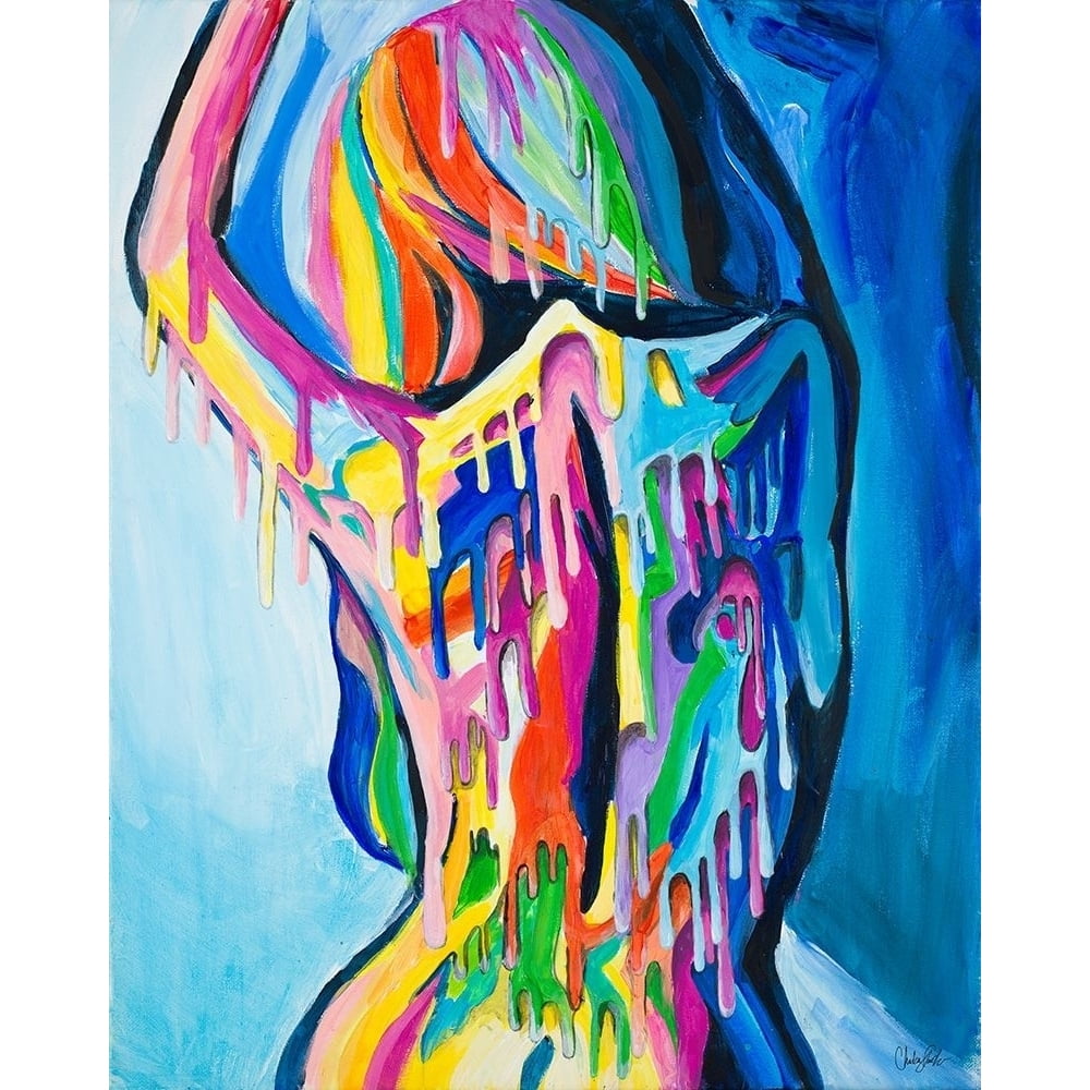 Vibrant Female Figurative Poster Print by Chelsea Goodrich - Walmart.com