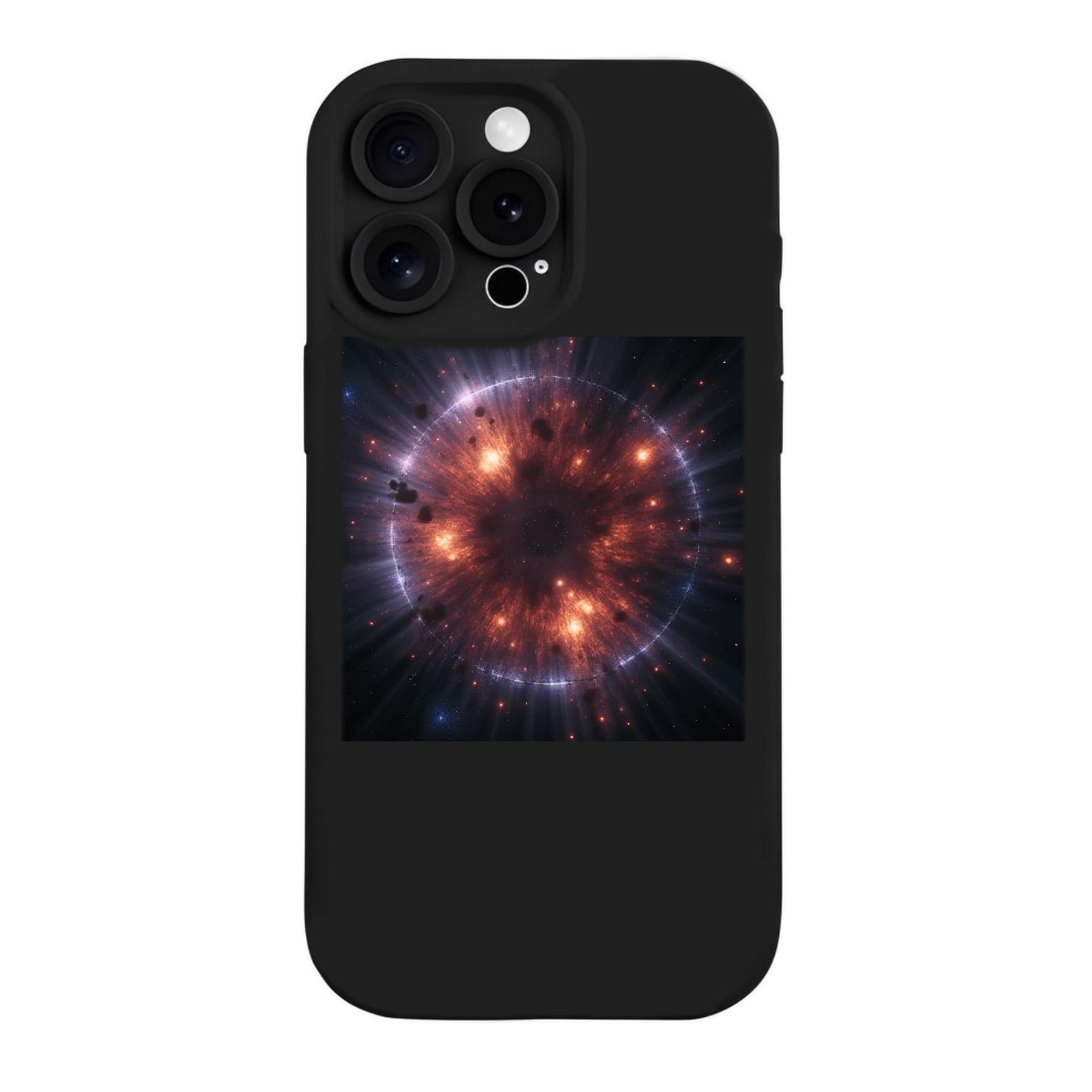Vibrant Fiery Explosion Design iPhone 15 Pro Case - Lightweight ...