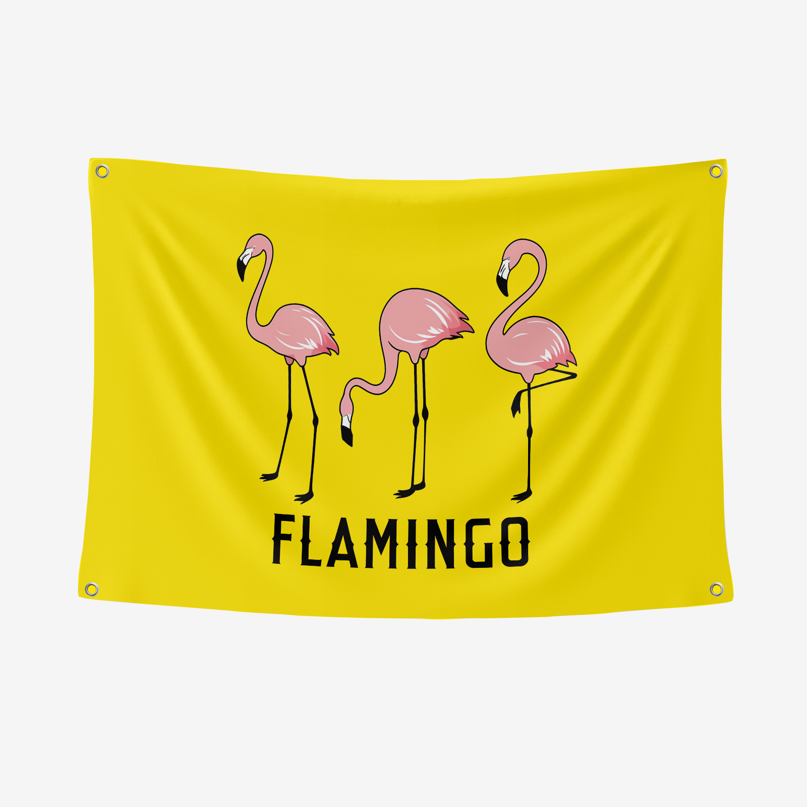 Vibrant Flamingo Banner Background Backdrop for Your Party Decor ...
