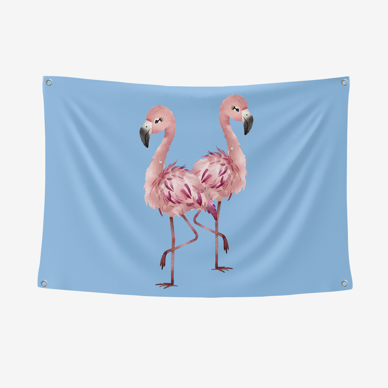 Vibrant Flamingo Party Background Backdrop - Perfect Decoration ...