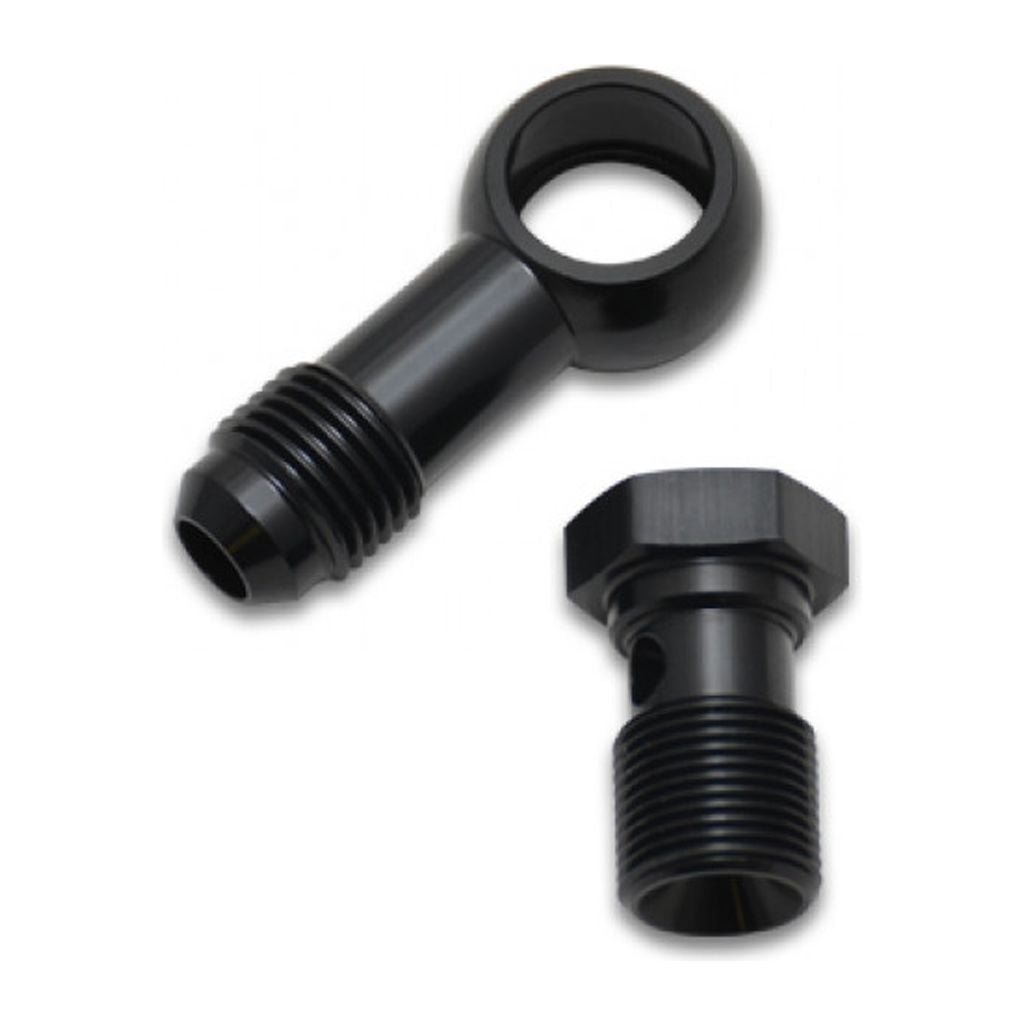 Vibrant For Single 4AN 9/16-24 Aluminum Male Banjo Adapter Assembly ...