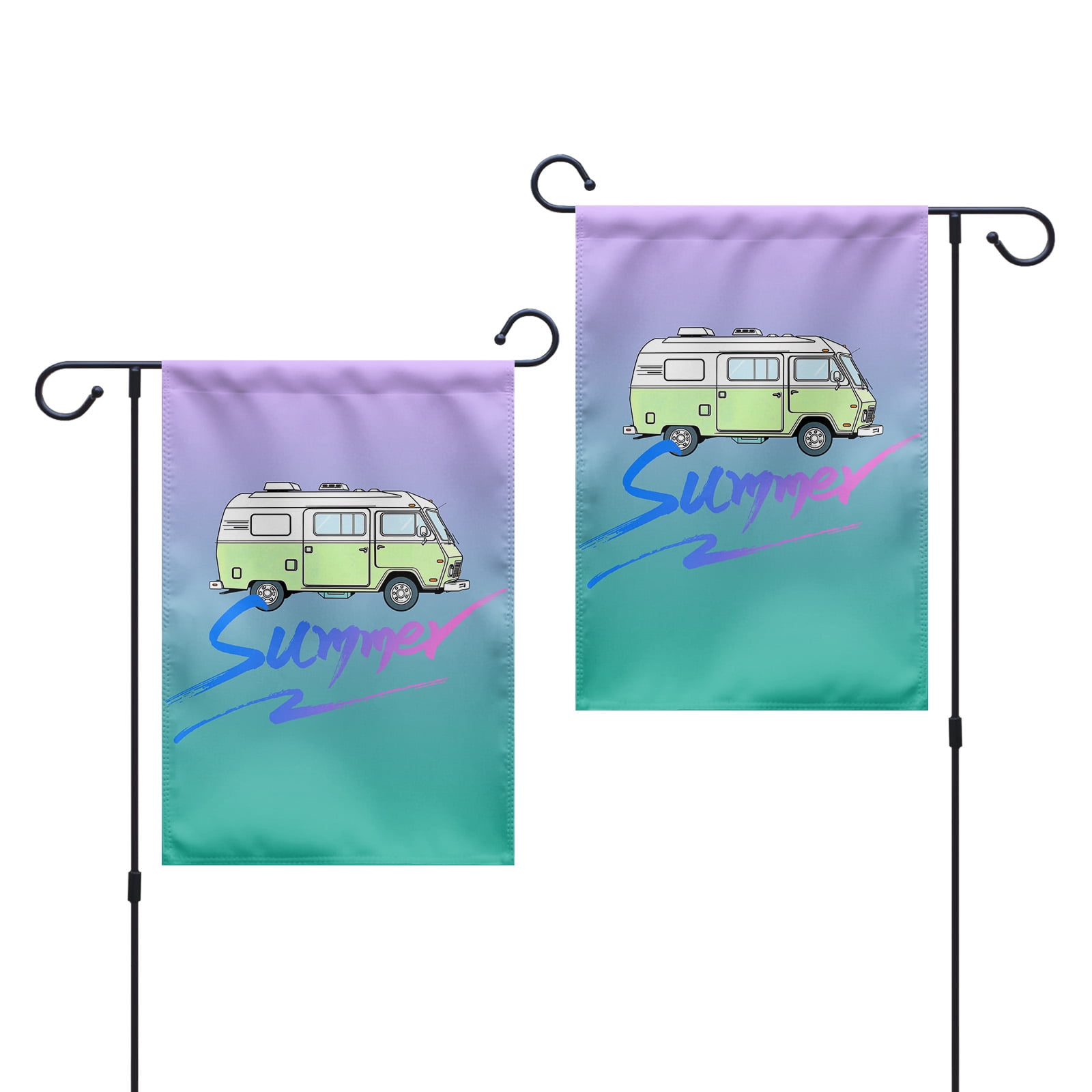 Vibrant Garden Flag – Elegant Polyester Summer Porch Flags – Perfect ...