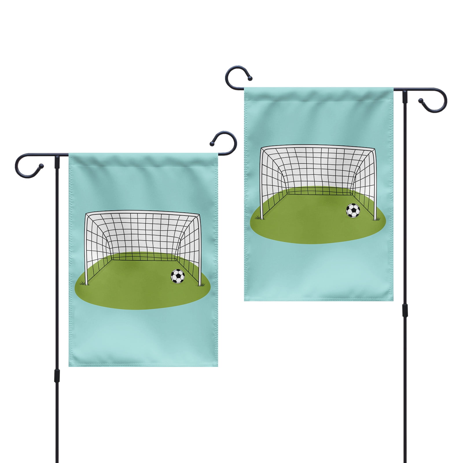 Vibrant Garden Flag – Large Outdoor Decorative Flag with Soccer Design ...
