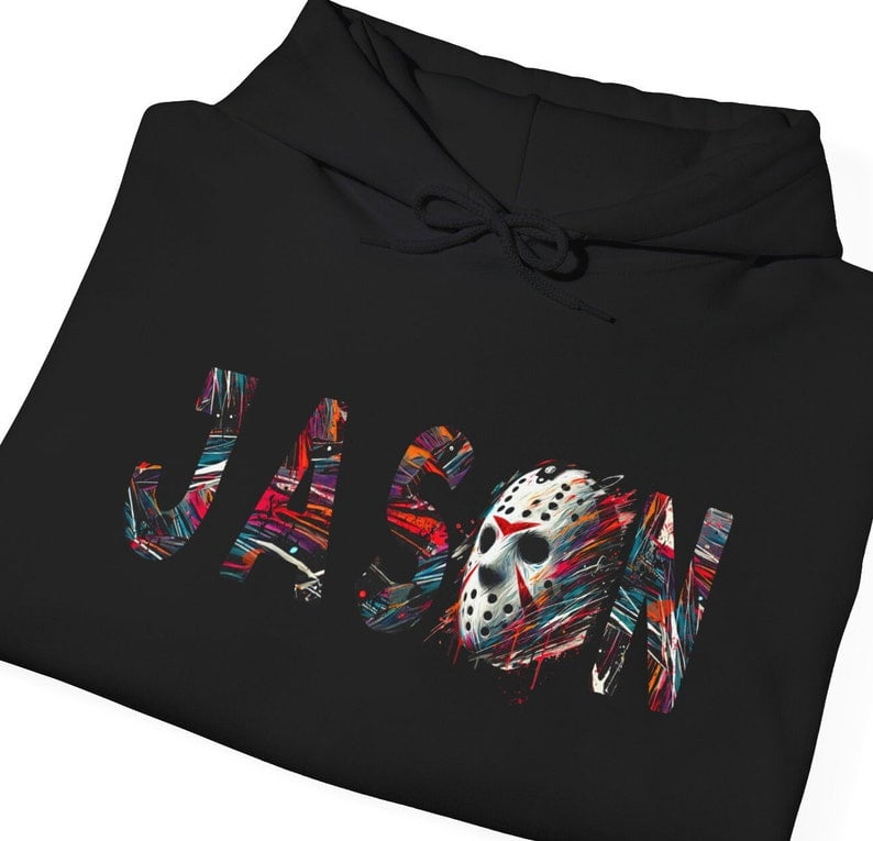 Vibrant Graffiti Colors Jason Hoodie with Unique Art Strokes - Walmart.com