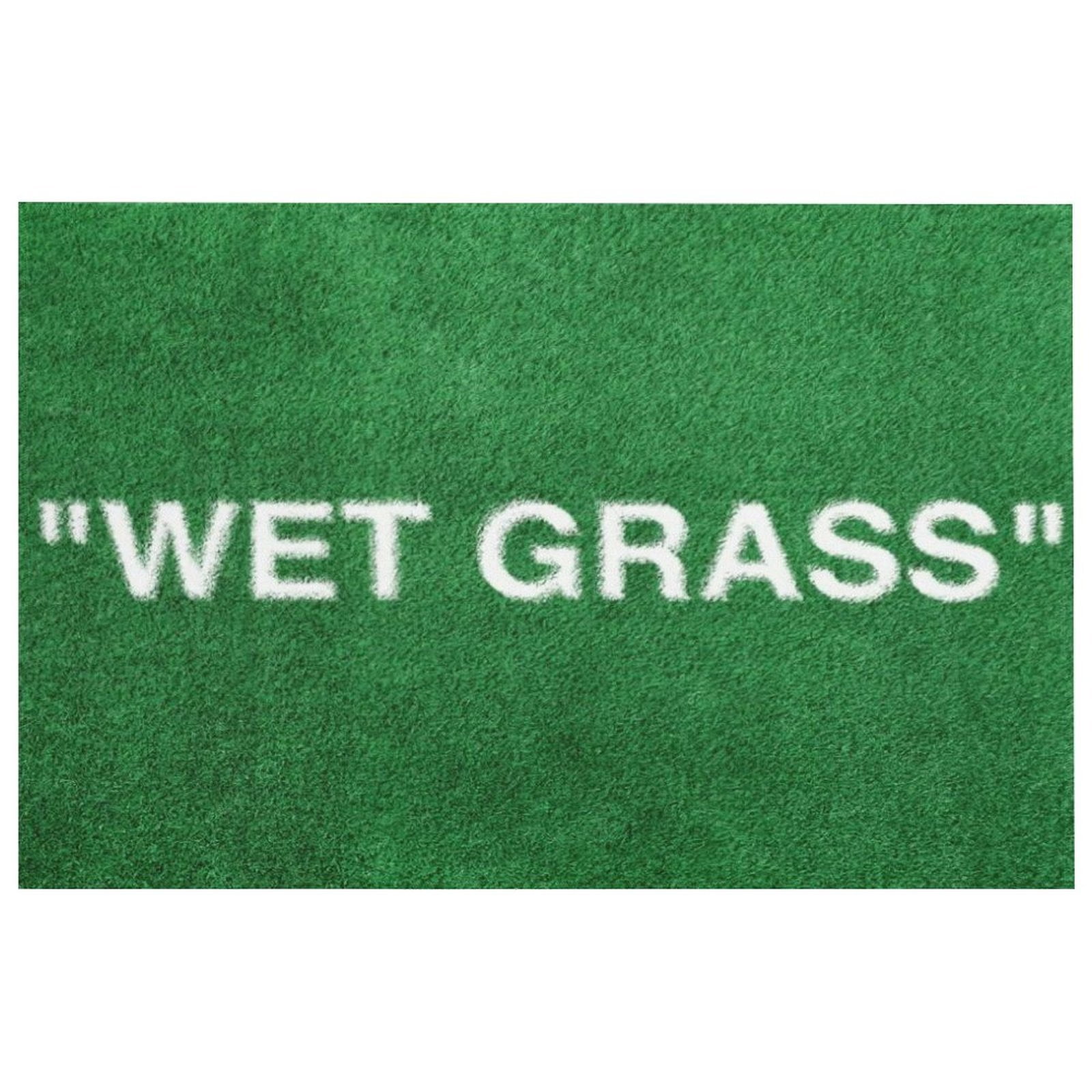 Vibrant Green Grass Wet Grass Adult Home Decor Bedroom Living Room ...