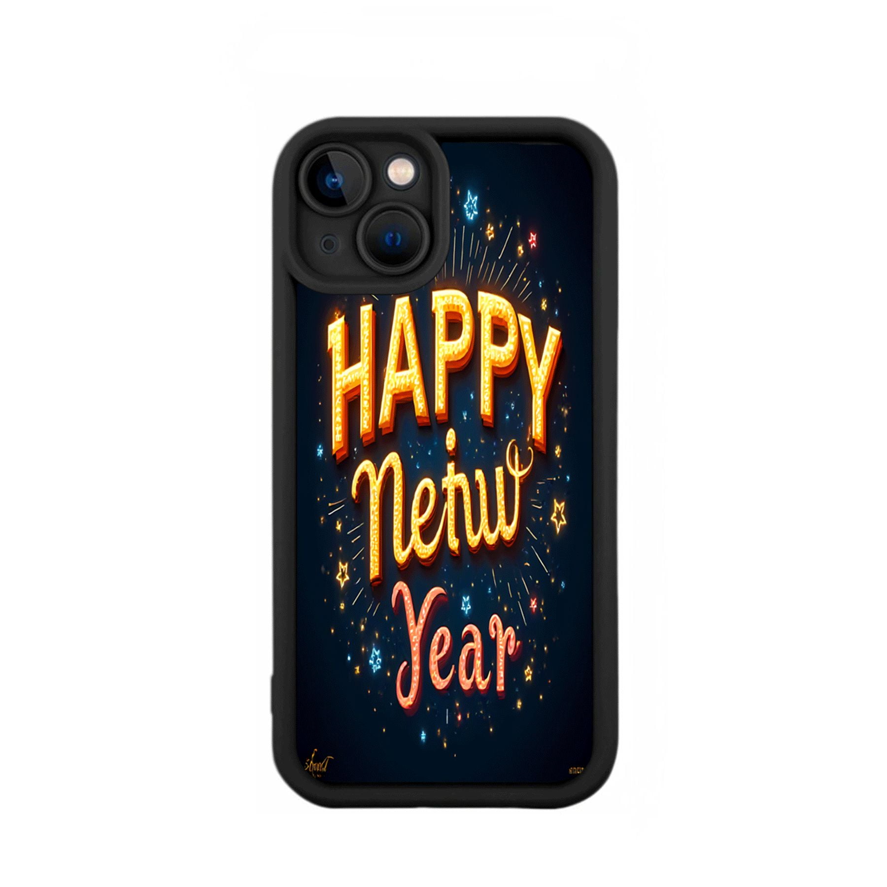 Vibrant ' Happy New Year ' Phone Case for iPhone 15 - Lightweight ...
