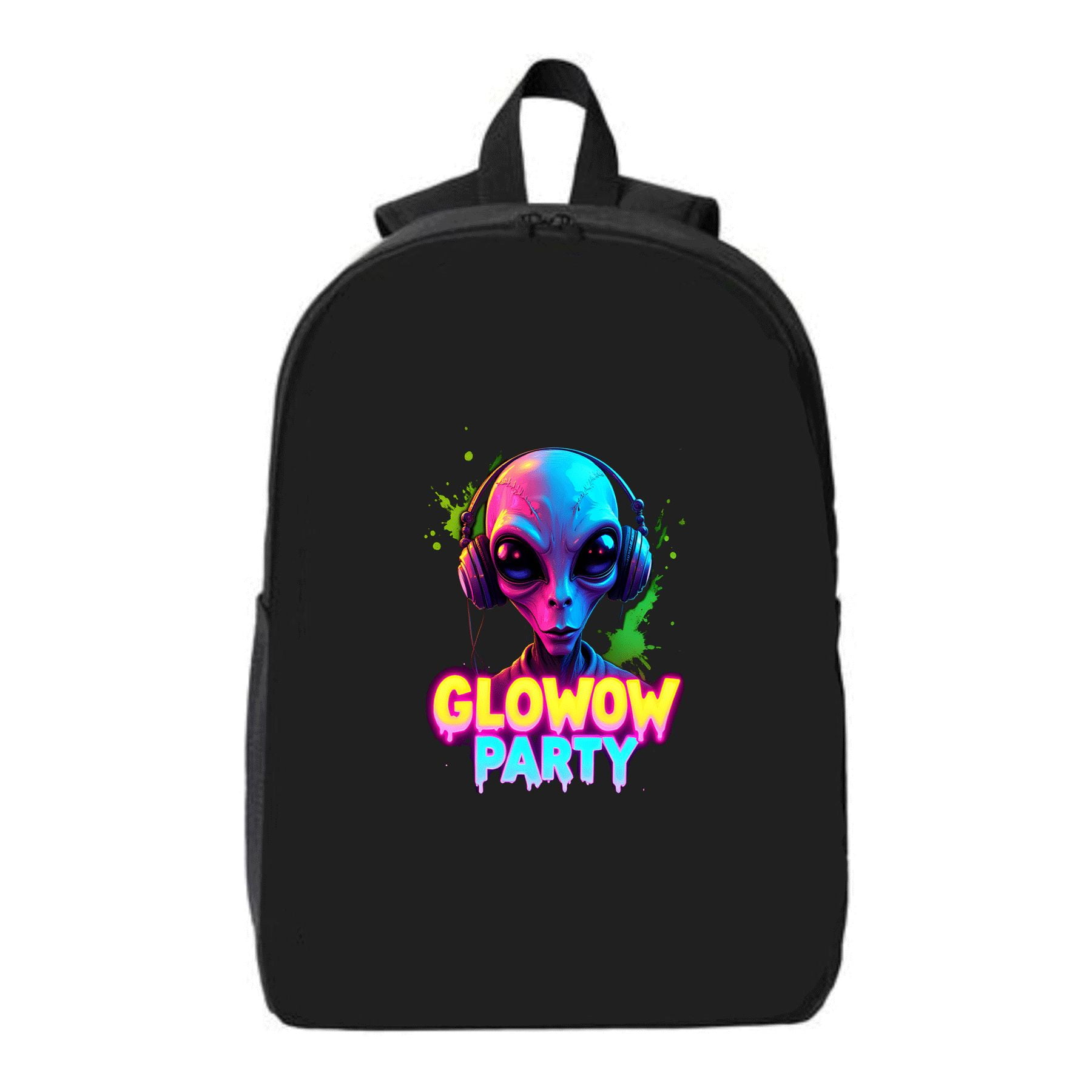 Vibrant Headphones Design Laptop Backpack - Fits 15 " Laptop & iPad ...