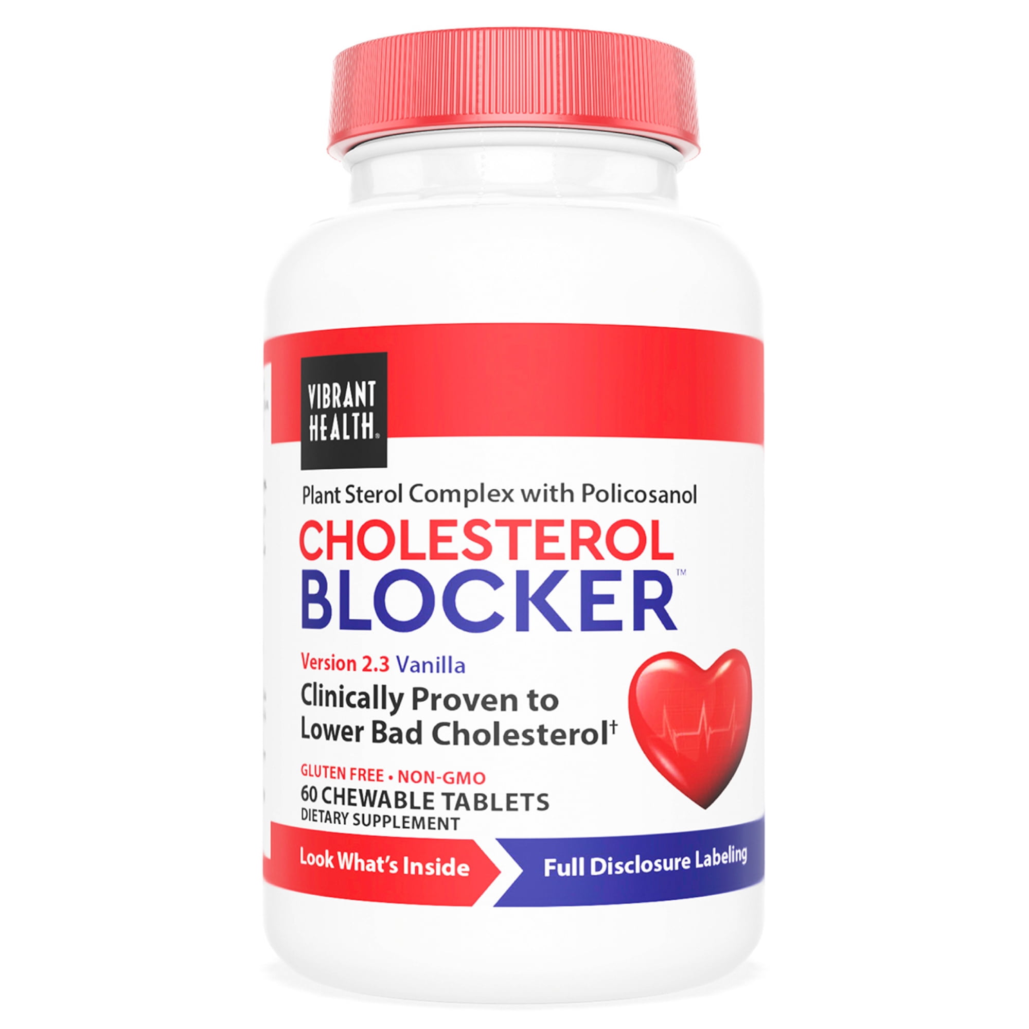 Vibrant Health Premium Natural Heart Supplement - Cholesterol Blocker ...