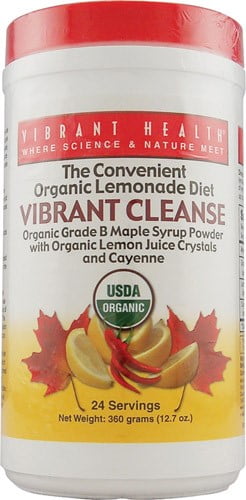 Vibrant Health, Vibrant Cleanse, Organic Master Cleanse Powder, 24 ...