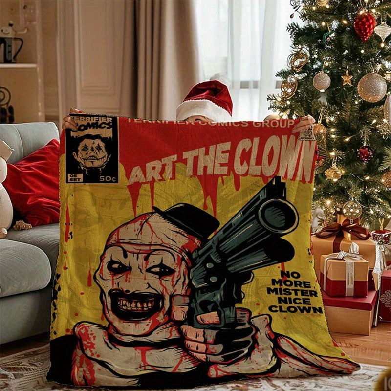 [Vibrant Horror Blanket] Ultra-Soft Terrifier Comics Group "Art the ...