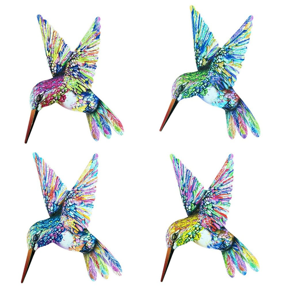 Vibrant Hummingbird Metal Wall Decor: Easy To Hang, Perfect For Any ...
