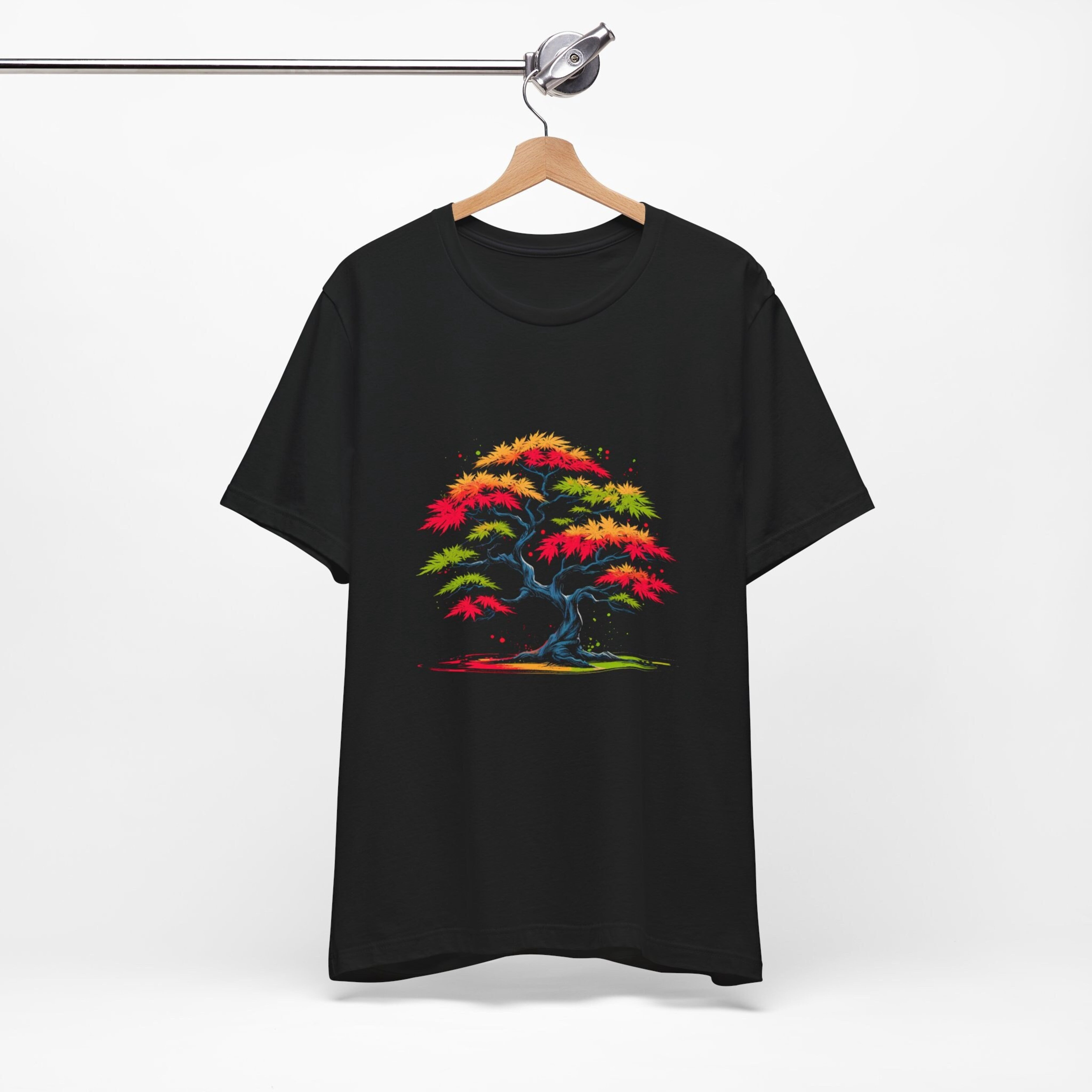 Vibrant Japanese Maple T-Shirt | Bold Maple Design Japanese Flora Tee ...