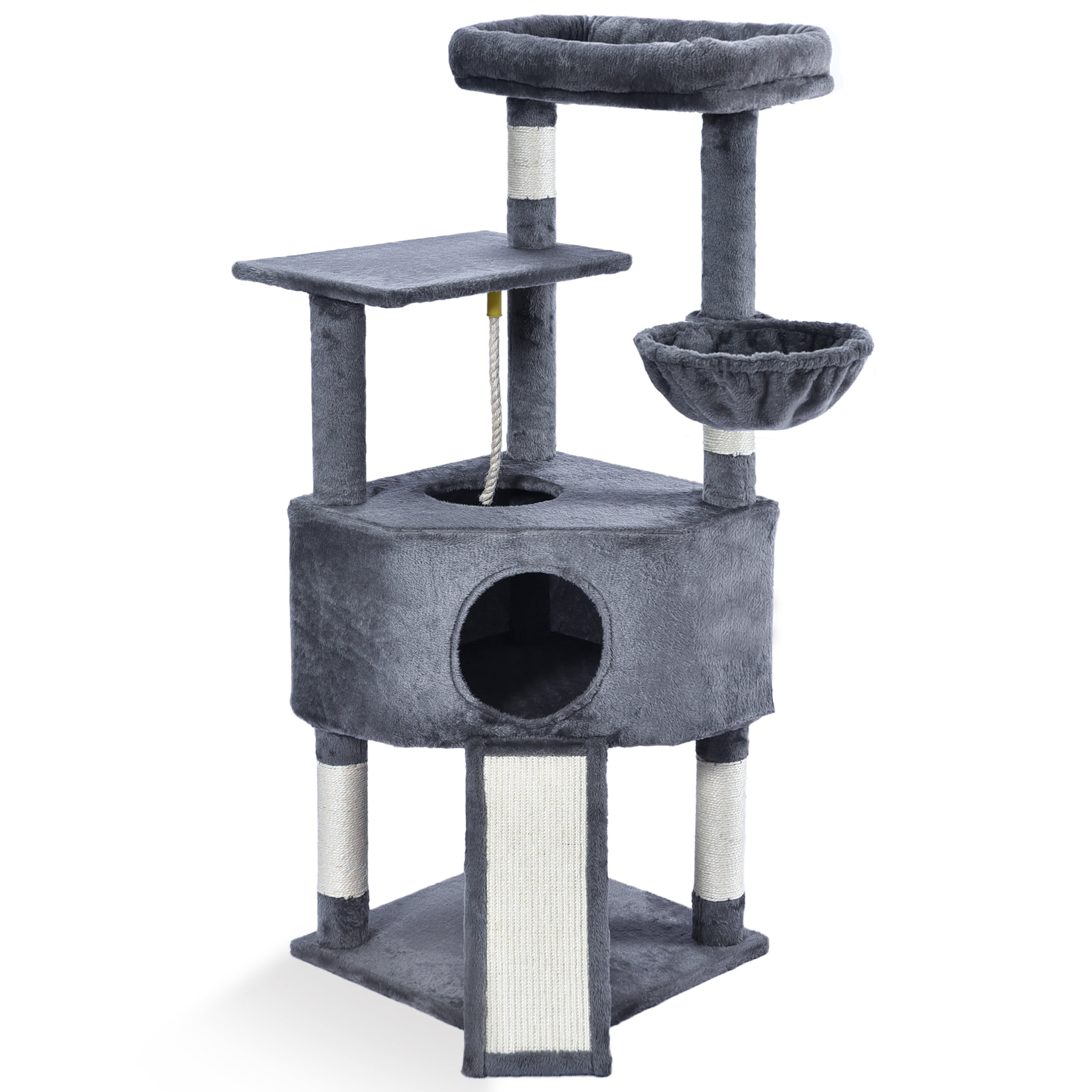 Vibrant Life 50inch Cat Tree Tower with Large Condo and Perch for ...