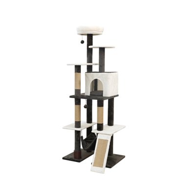 PAWZ Road 73 Inches Large Cat Tree Tower, Multi-Level Cat Condo with ...