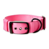 Vibrant Life Large Reflective Dog Collar Pink Gray Extra Wide ...