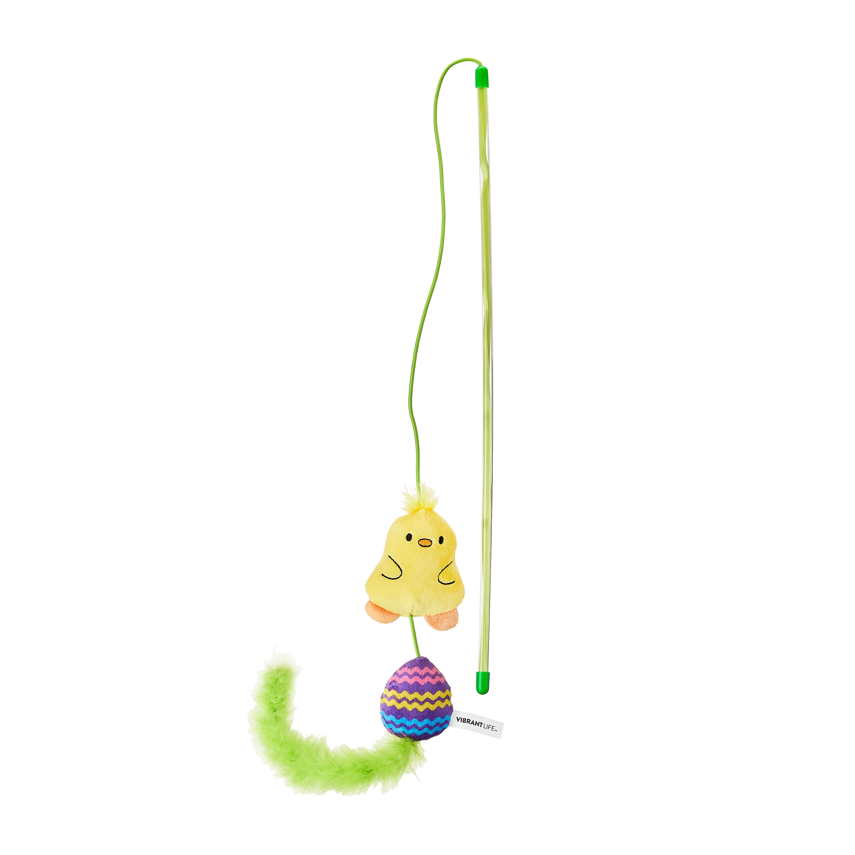 Vibrant Life Easter Chick Teaser Wand Cat Toy, Multicolor - Walmart.com