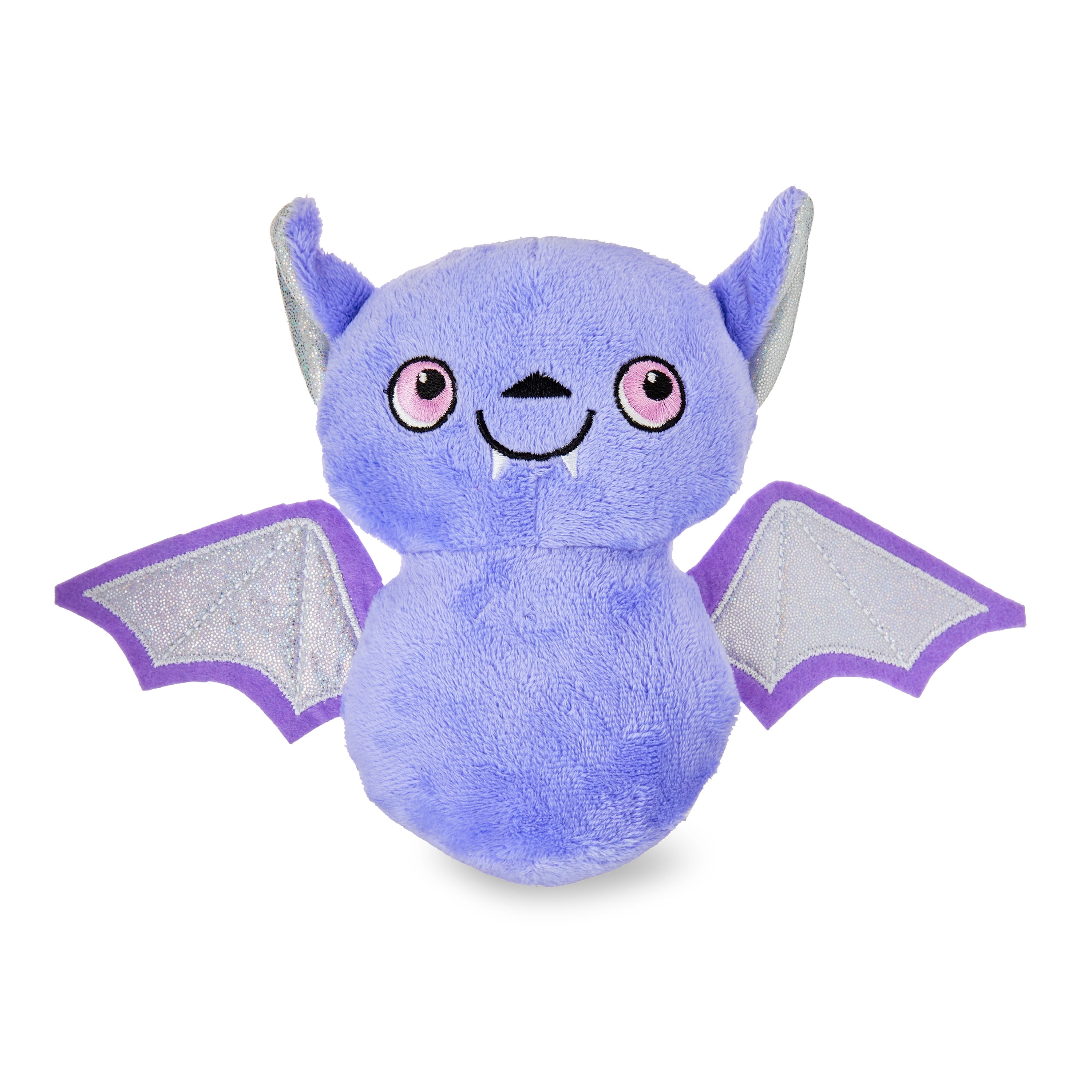 Vibrant Life Halloween Squeaky Plush Dog Toy for Chew Level 1, Purple ...