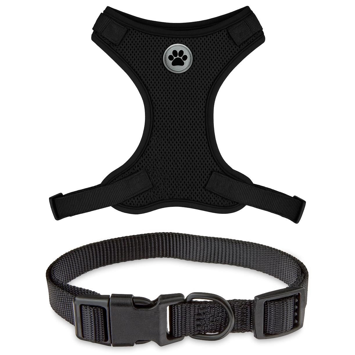 Vibrant Life Mesh Adjustable, Reflective Dog Walking Harness, with Dog ...