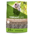 Vibrant Life Natural Paper Pellets Cat Litter, Unscented, 25 lb Bag ...