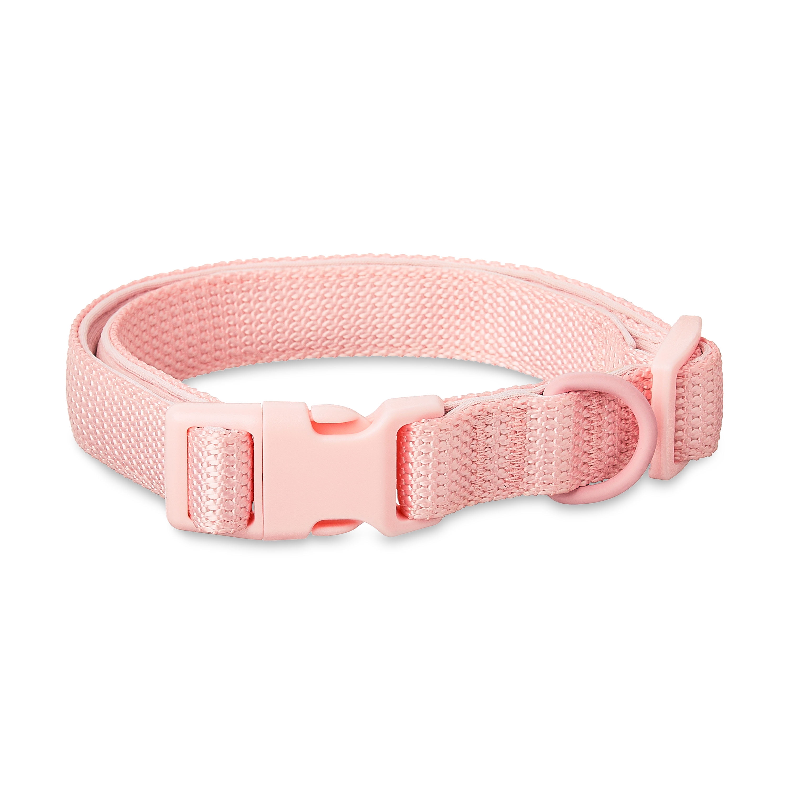 Vibrant Life Neoprene Cushioned Adjustable Dog Collar, Pink, Medium, 1 ...