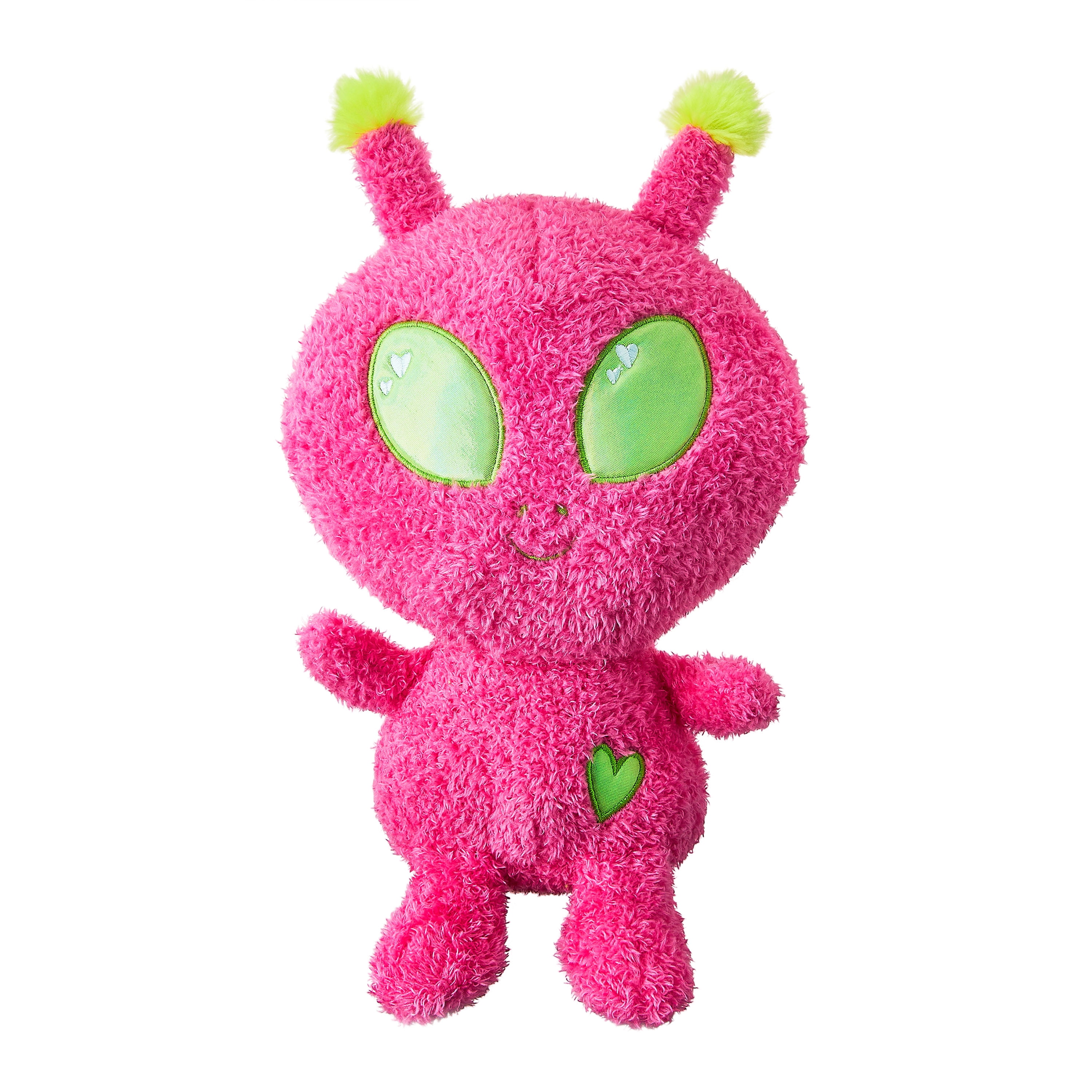 Vibrant Life Pink Alien Plush Dog Toy with Squeaker, Chew Level 2 ...