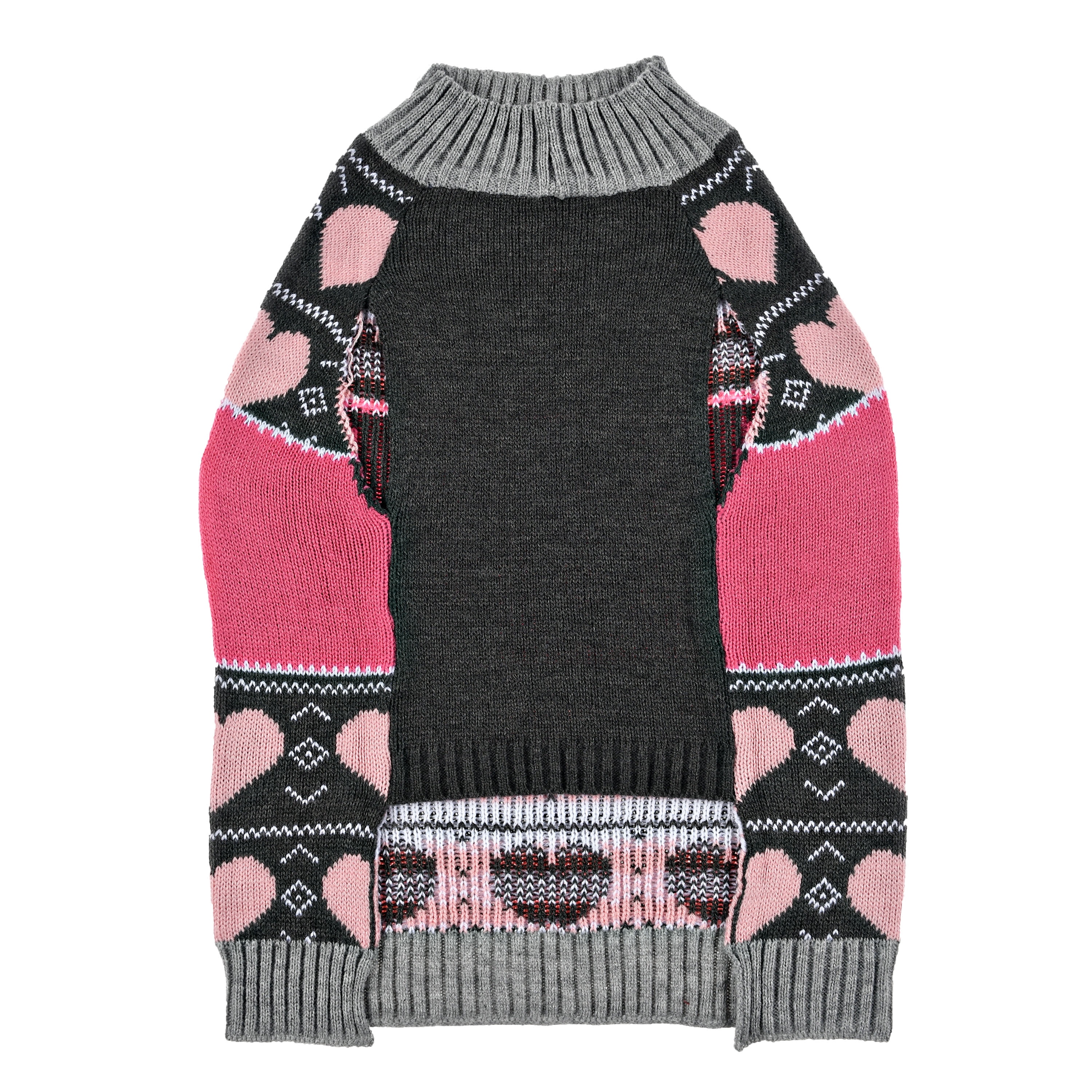 Vibrant Life Pink Woof Dog Sweater, Small - Walmart.com