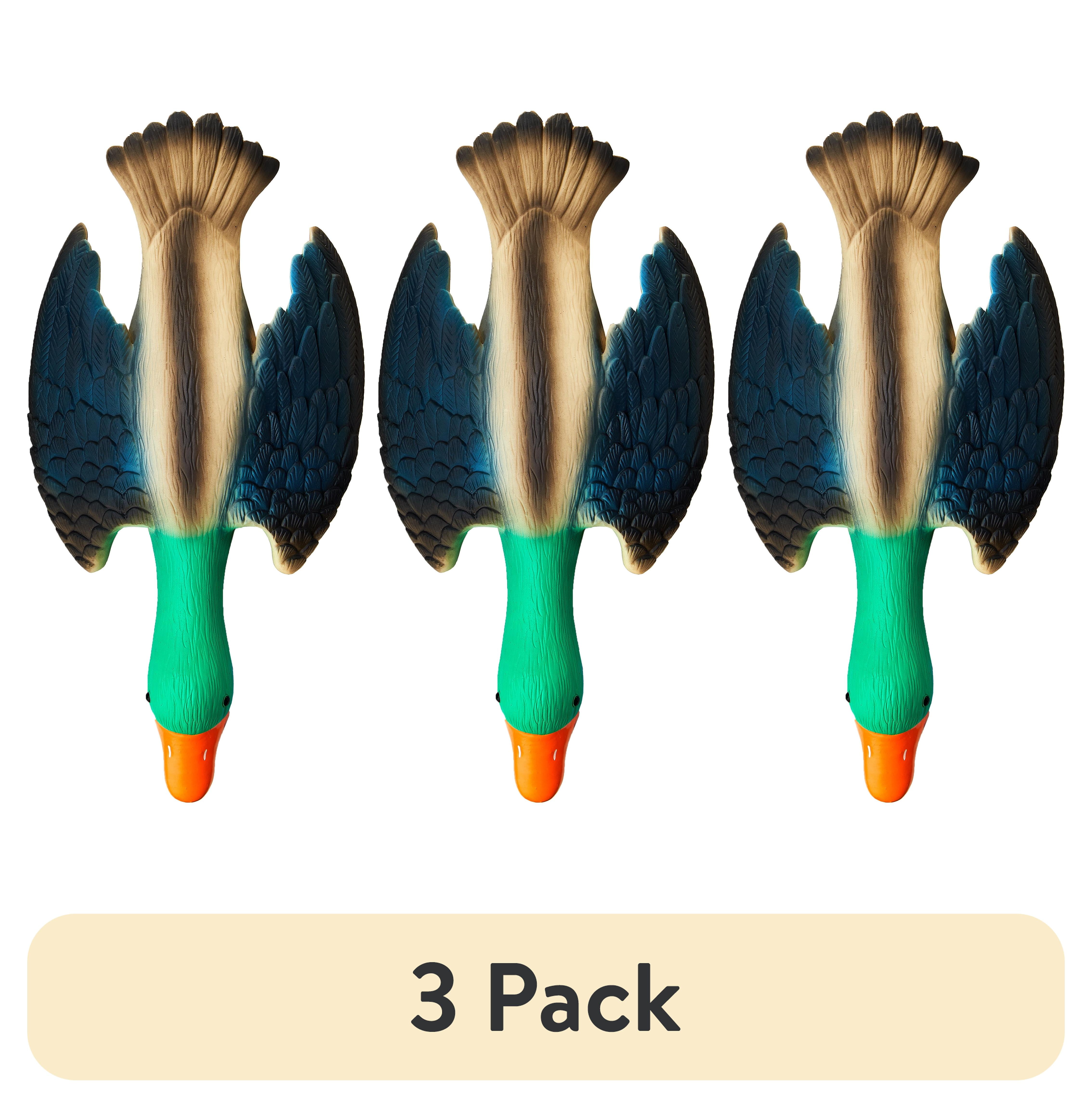 (3 pack) Vibrant Life Playful Buddy Latex Duck Dog Toy, Chew Level 3 ...