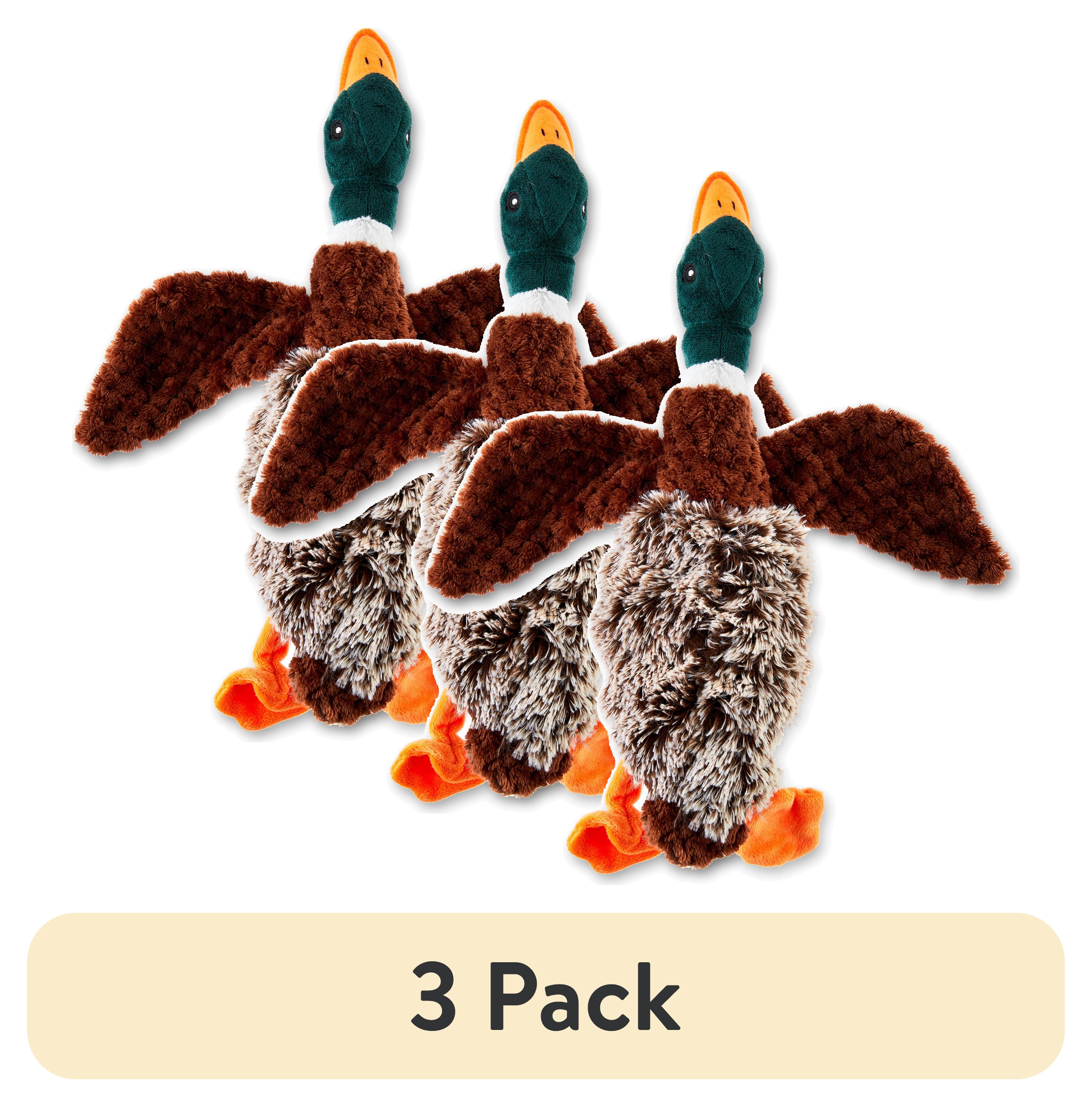 (3 pack) Vibrant Life Plush Duck Dog Toy with Honker - Walmart.com