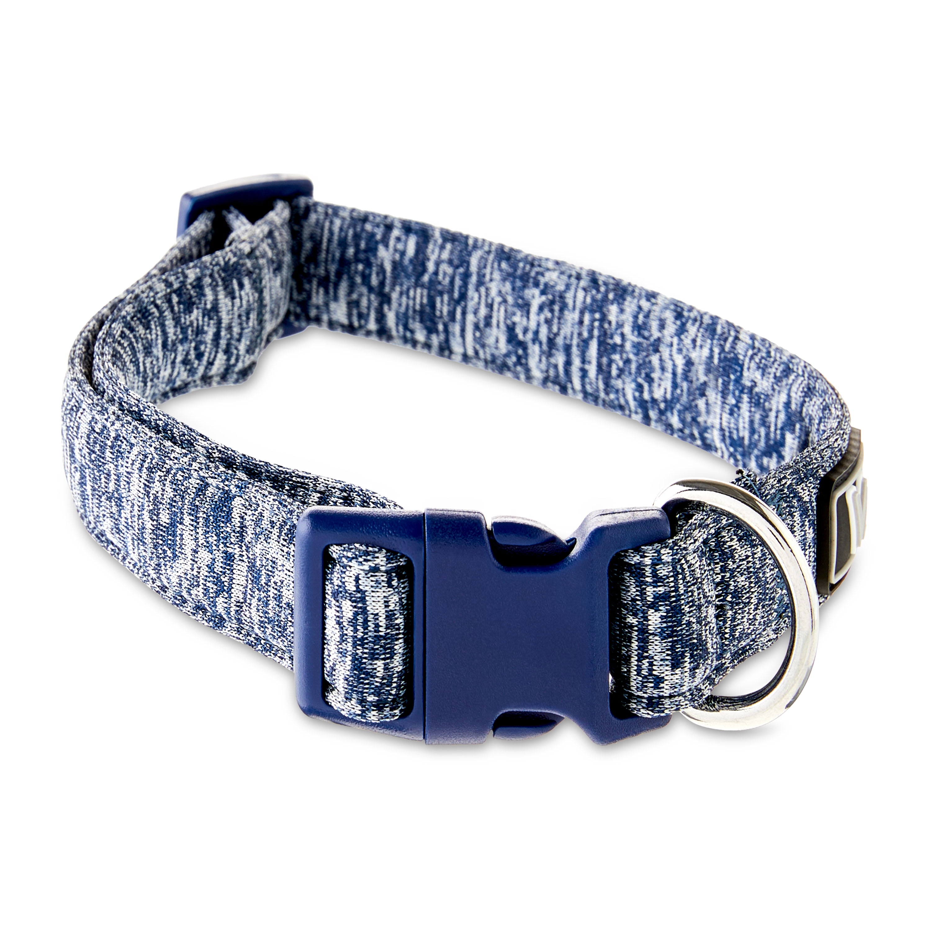 Vibrant Life Polyester Space Dye Fashion Dog Collar, Blue, Medium ...