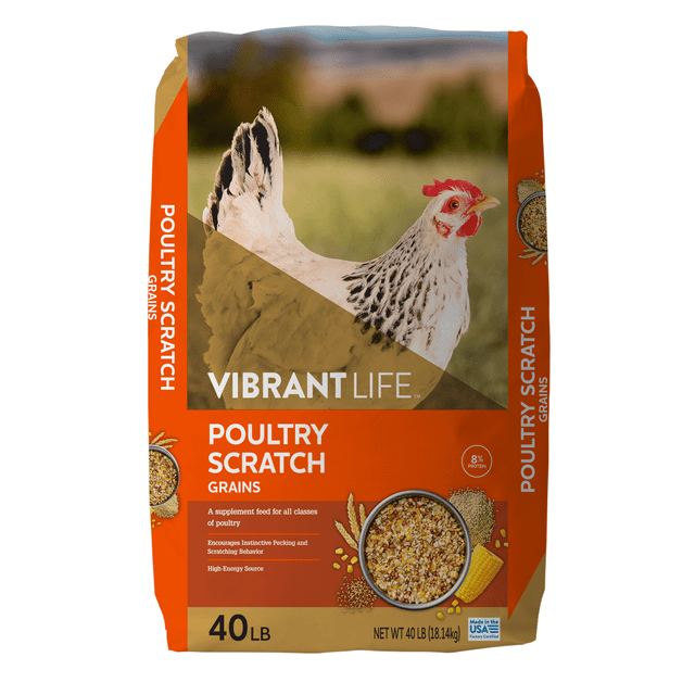 Vibrant Life Poultry Scratch Grains, 40 lb Bag - Walmart.com