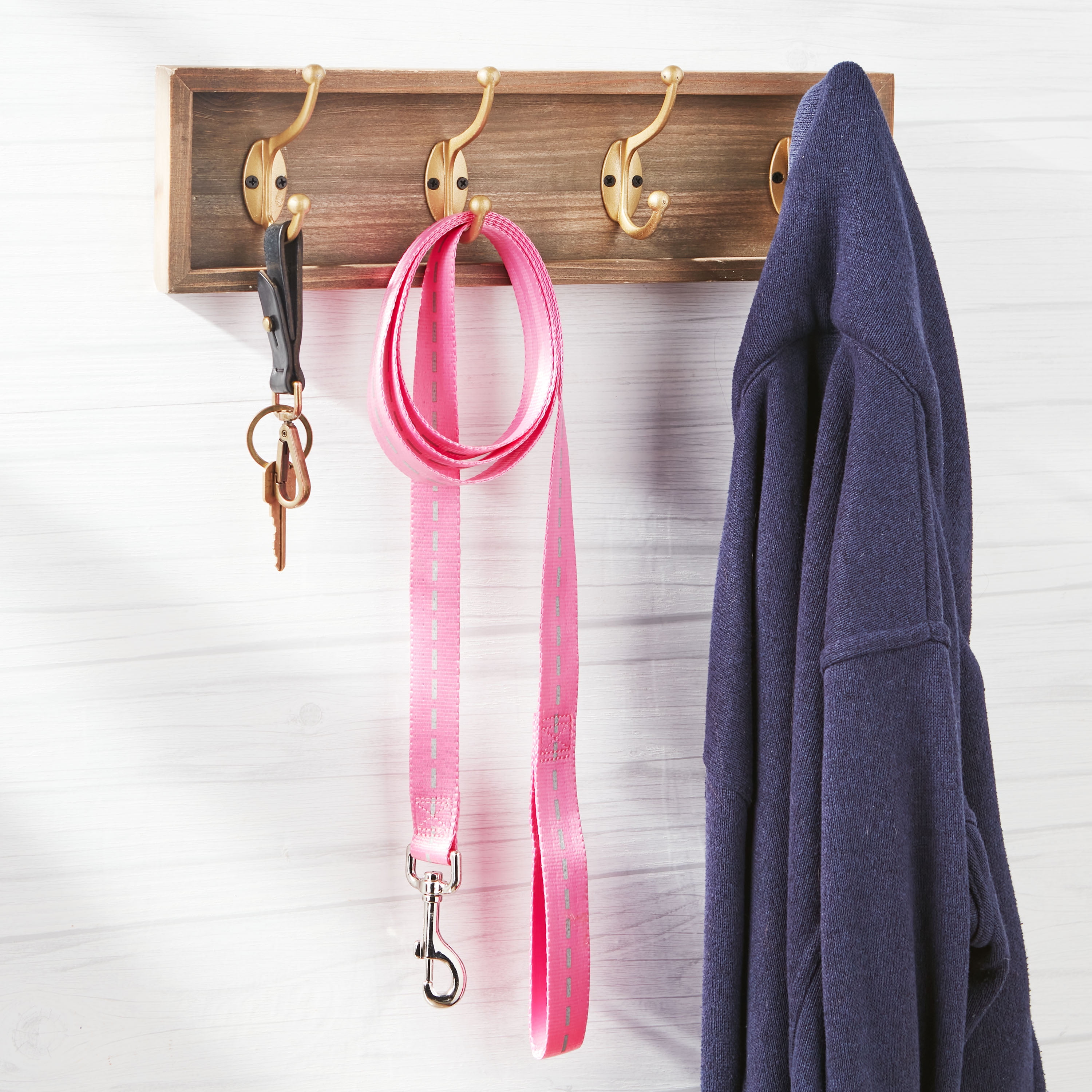 Vibrant Life Reflective Polyester Dog Leash, Pink, Large, 6 Feet for ...