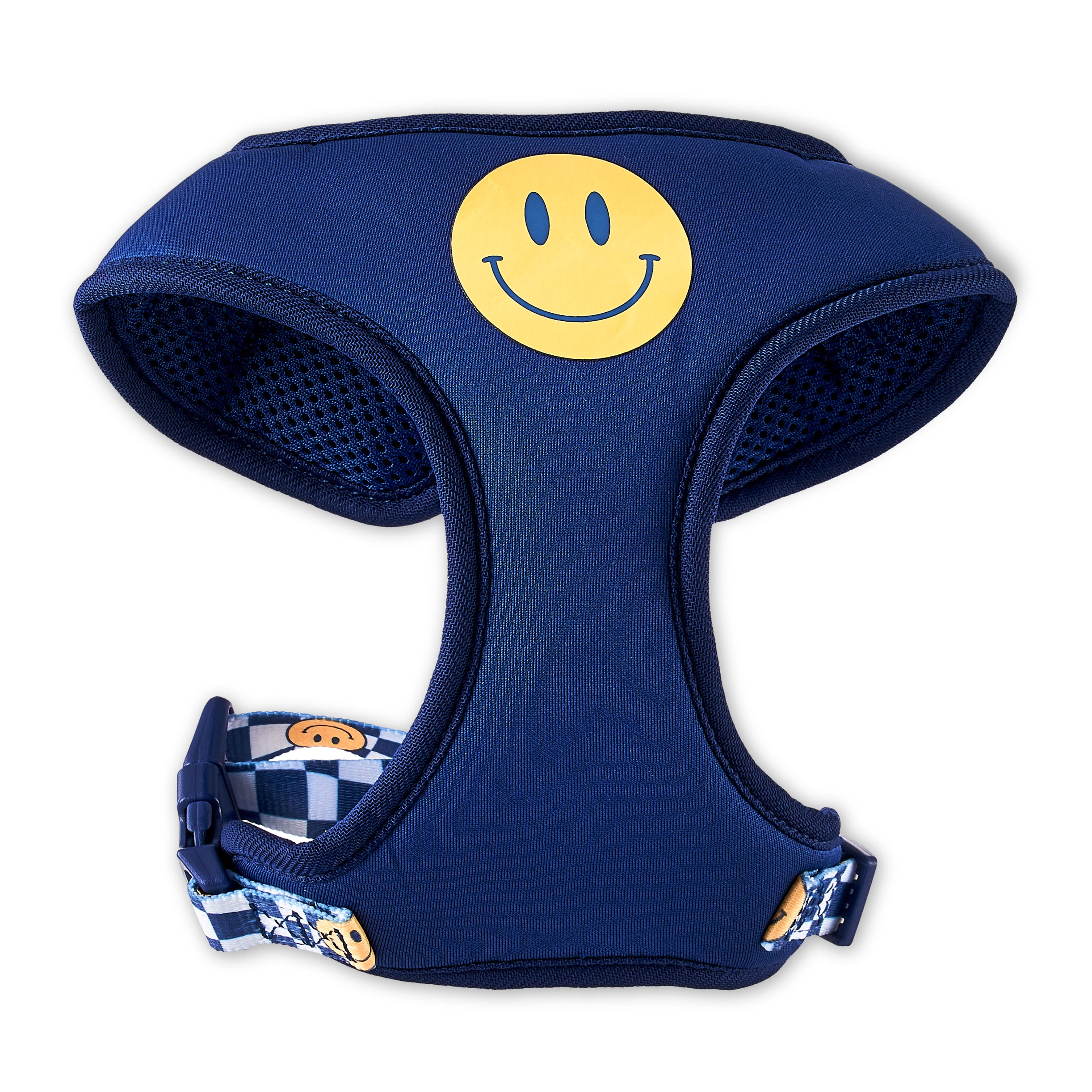 Vibrant Life Smiley Face Dog Walking Harness, Blue, XS (12" to 14 ...