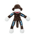 Vibrant Life Tough Buddy Rope Monkey Dog Toy, Chew Level 4, Plush ...