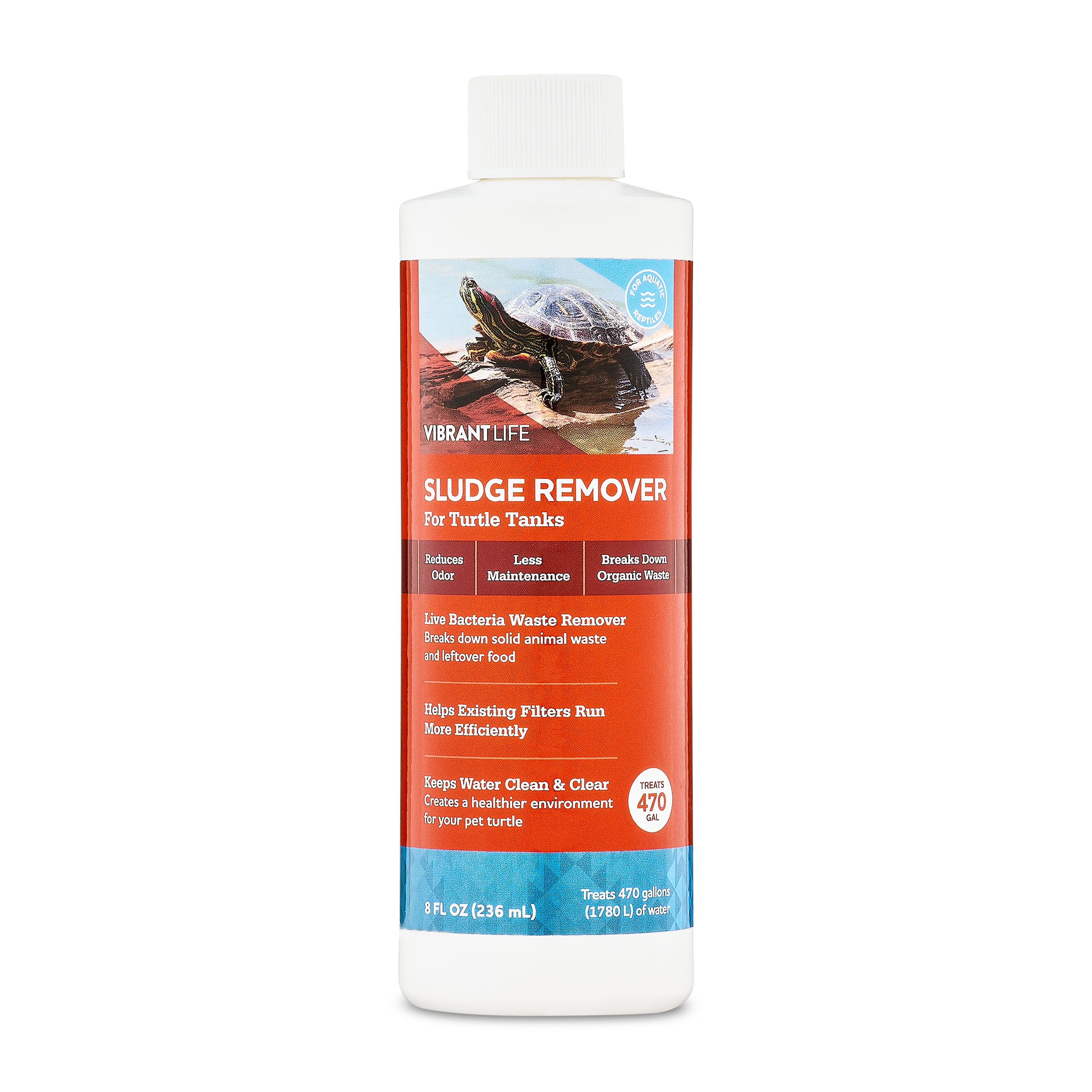 Vibrant Life Turtle Tank Sludge Remover, 8 fl oz. - Walmart.com