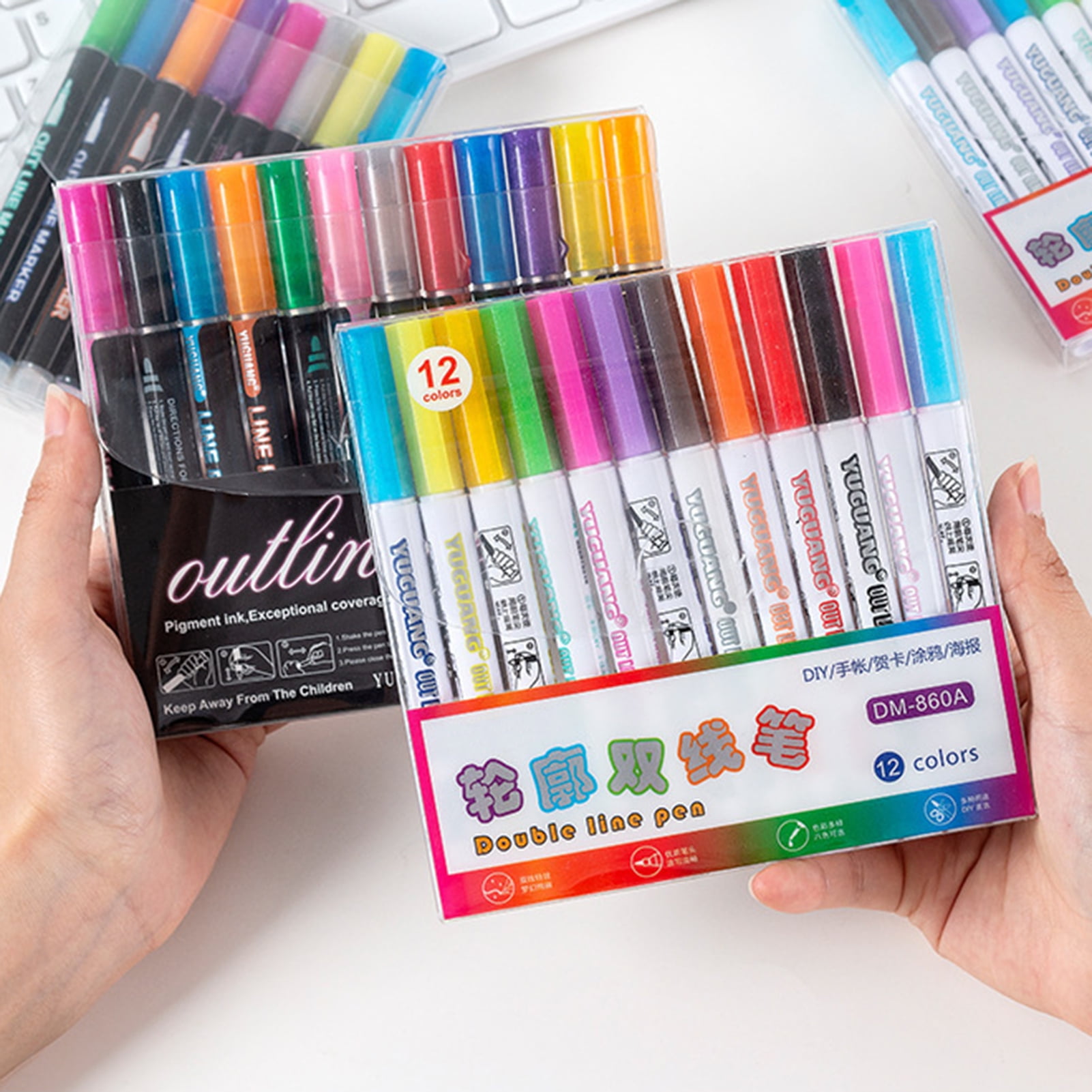 Vibrant Marker Pen with Smooth Writing, Comfortable Grip - Ideal for ...