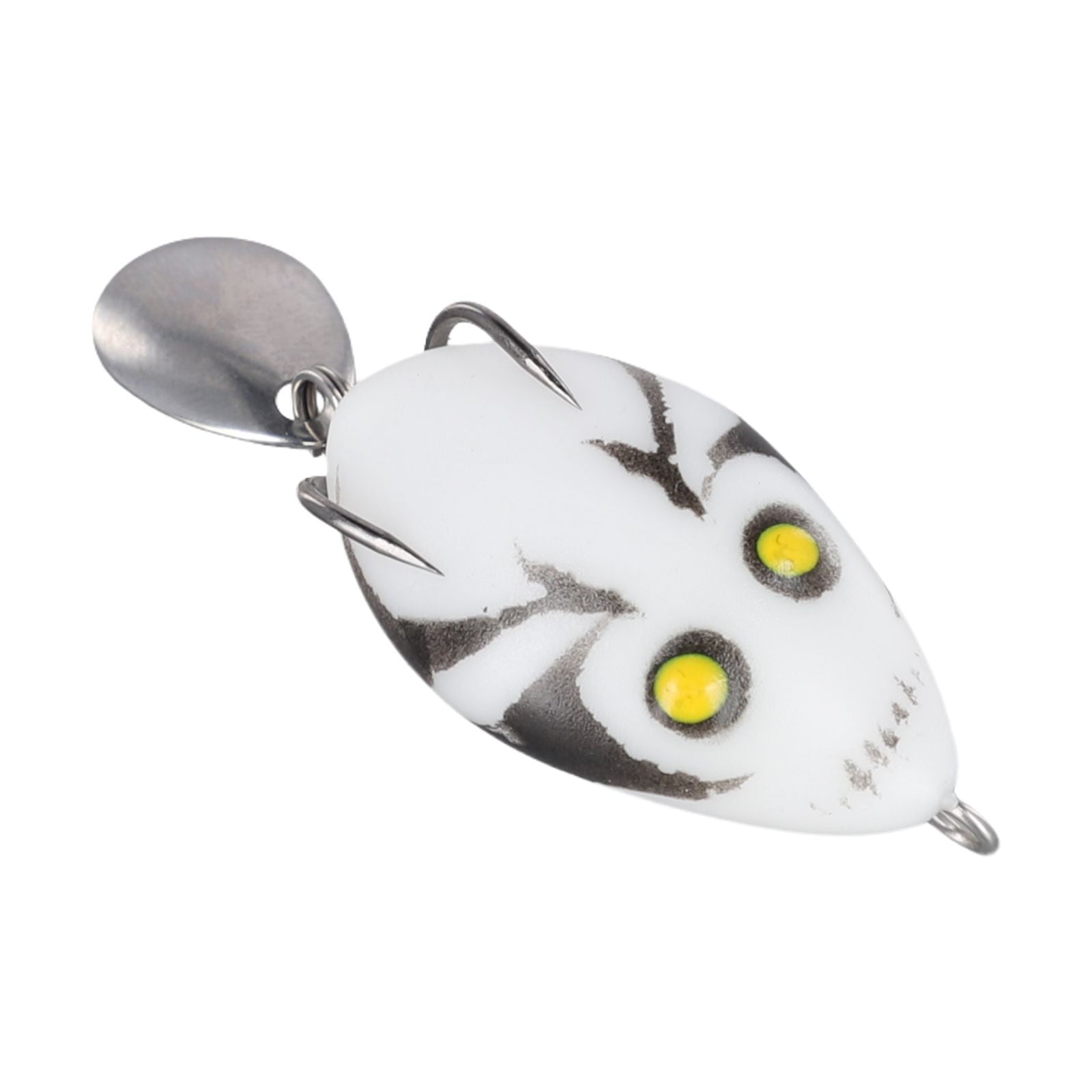 Vibrant Modified Float Water Black Frog Snakehead Doule Hook Fishing ...