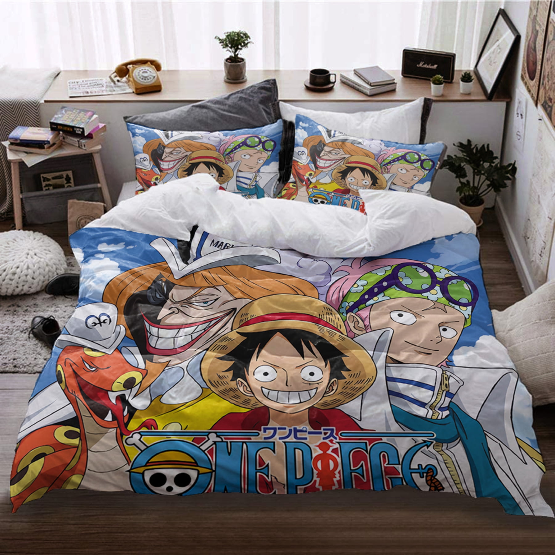 Vibrant One Piece 3-Piece Duvet Cover Set - Featuring & Crew Perfect ...