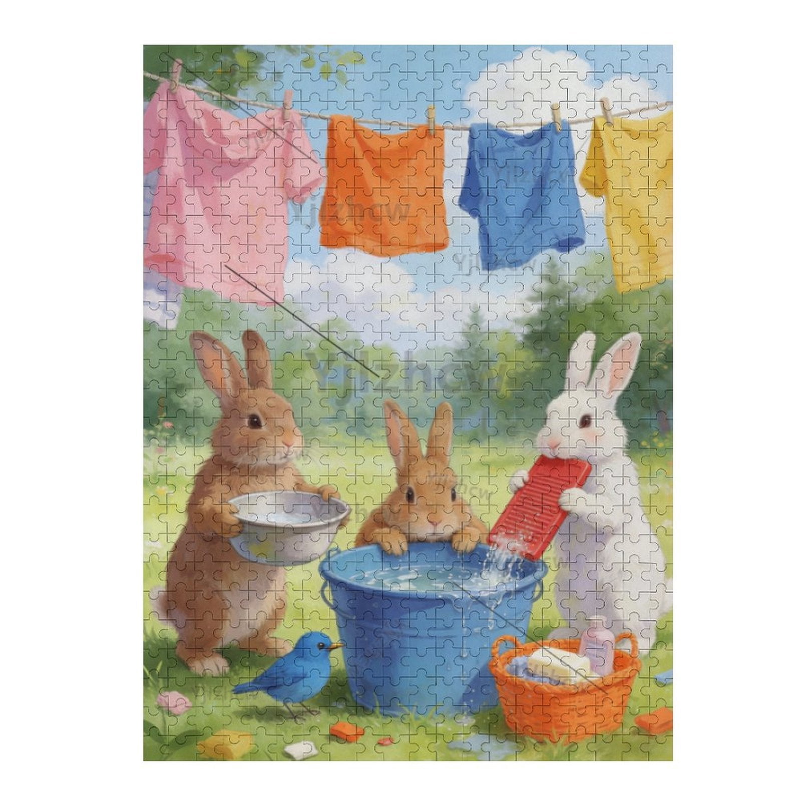 Vibrant Outdoor Petals and Grass Wooden Jigsaw Puzzle 500 Pieces Adults ...