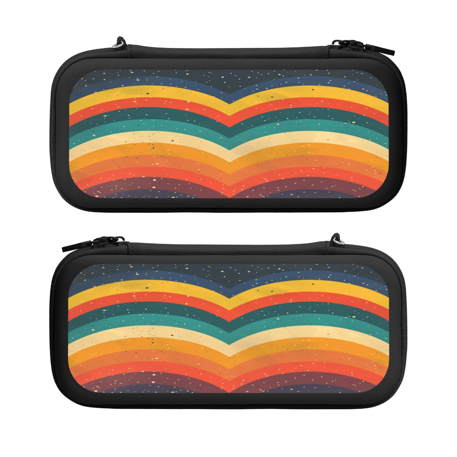 Vibrant Painting Colorful Waves Dynamic, Carrying Case For Nintendo ...