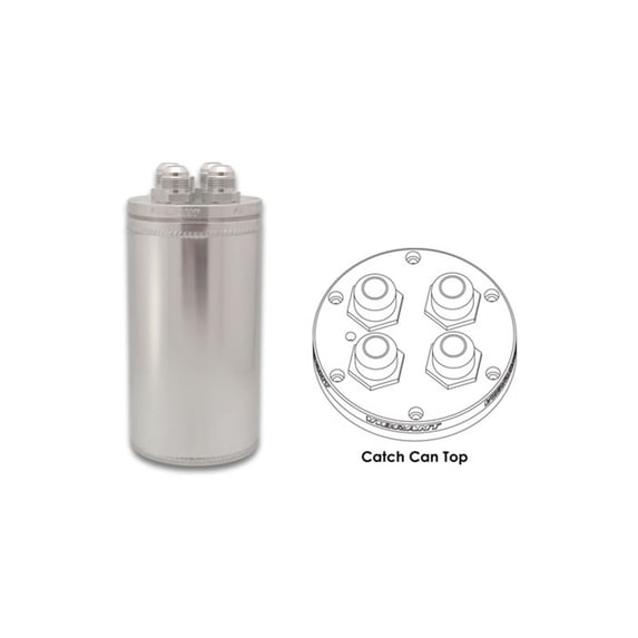 Vibrant Performance 12696 VIB12696 CATCH CAN WITH 4 ADAPTERS ON CAP ...