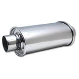 Vibrant Performance 2.25in Inlet/Outlet Ultra Quiet Resonator - Walmart.com