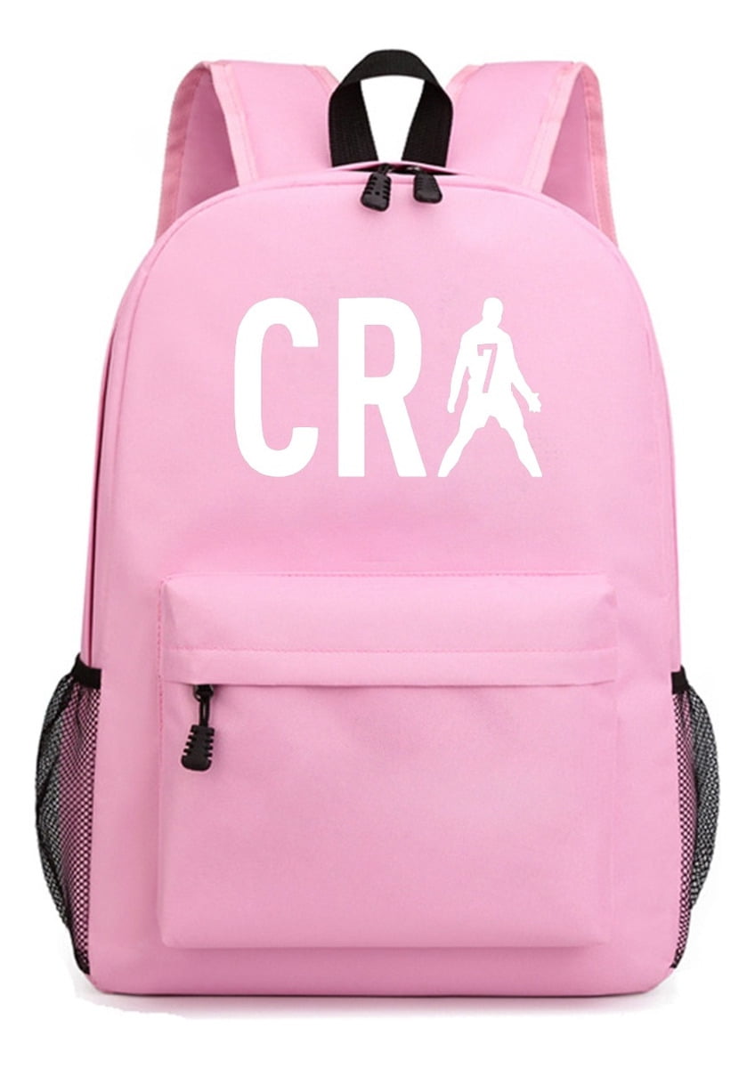 Vibrant Pink CR7 Sports Bookbag - Student Teen Backpack for School ...