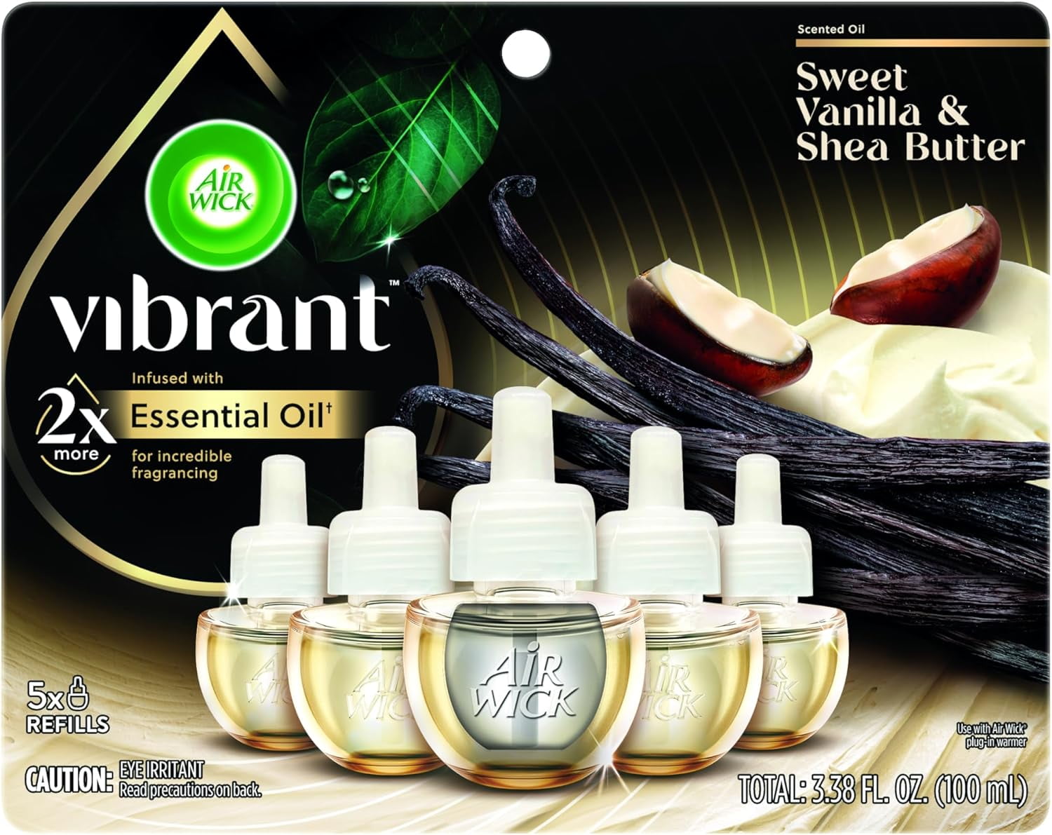 Vibrant Plug In Scented Oil Refill, Infused with Essential Oils, Plug ...