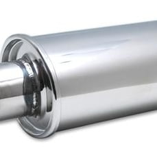Vibrant Power Ultra Quiet Exhaust Resonator 2.50" Stainless Steel Inlet ...