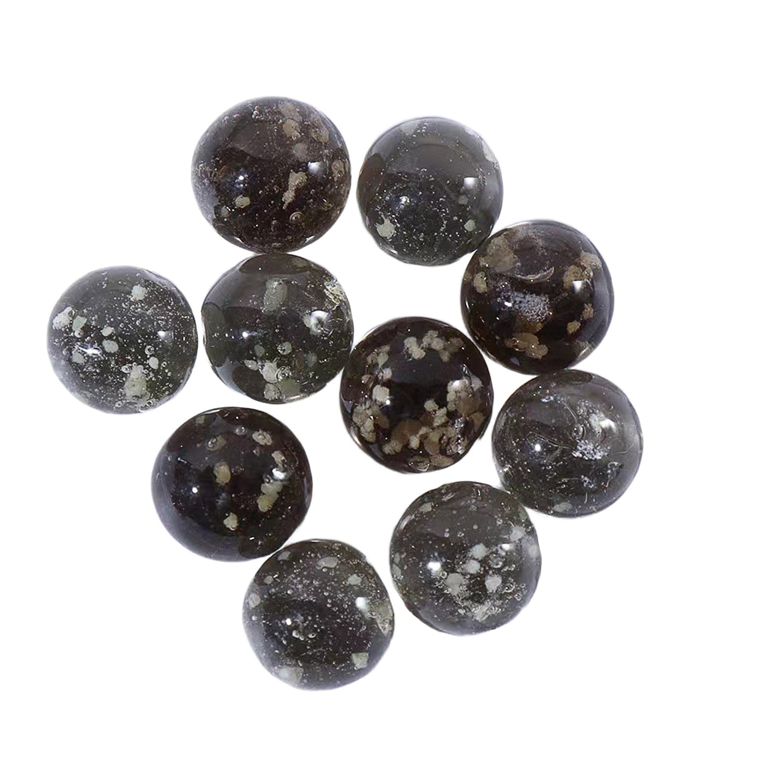 Vibrant Red Glass Marbles Set 10 Pieces, 16mm Diameter, Ideal for ...